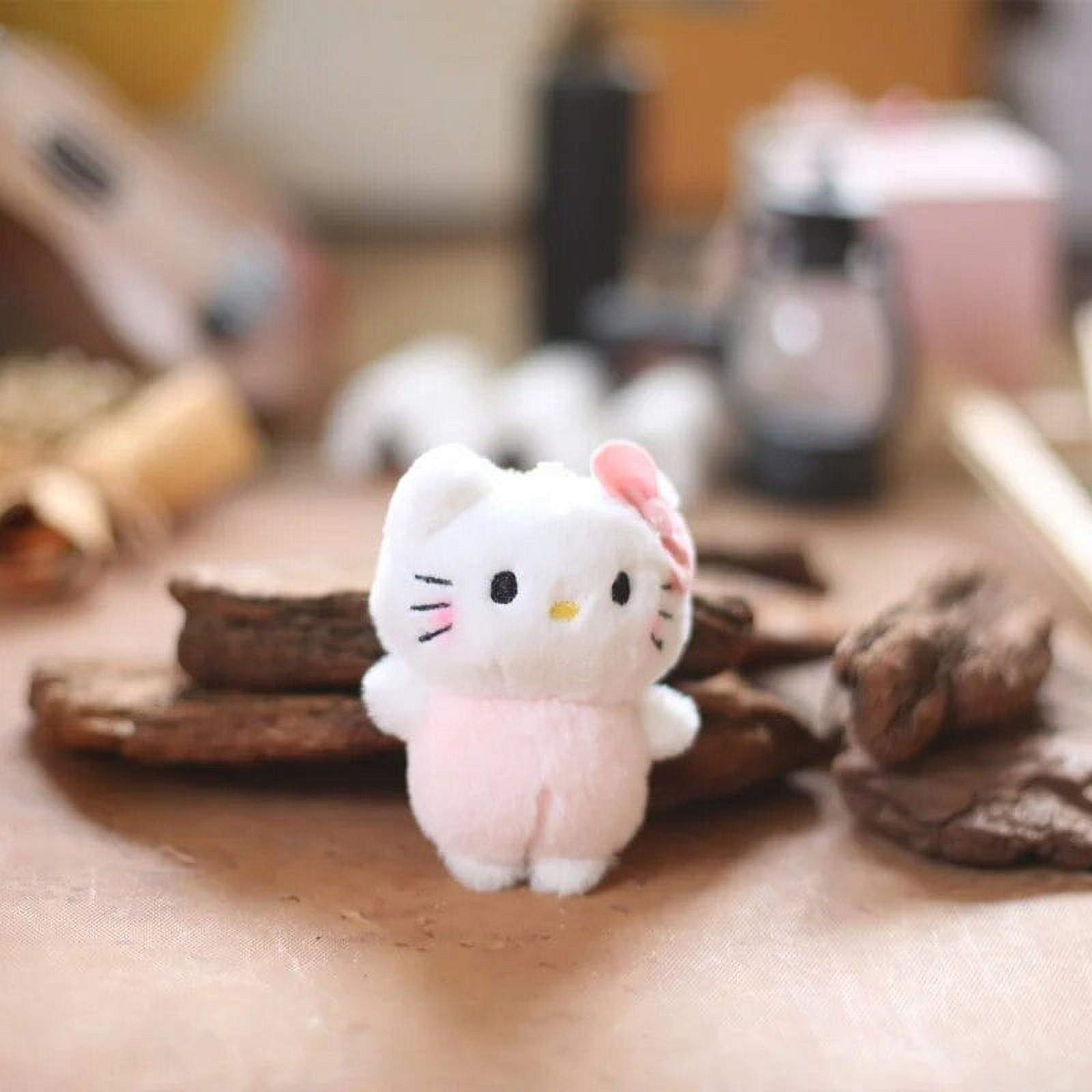 Sanrio Plush Toys Keychain Cute Mini Hello Kitty Doll Keyring Children ...