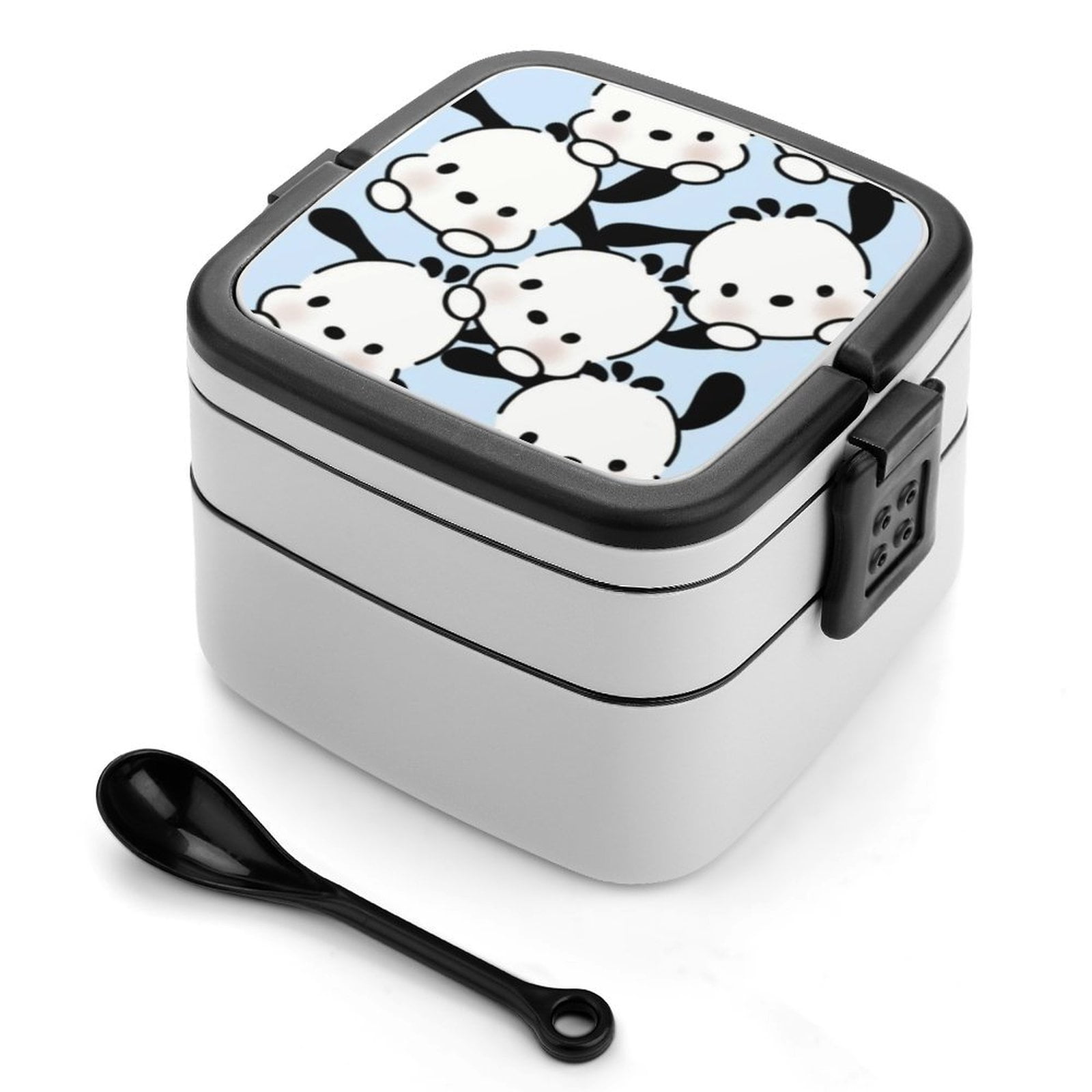 Sanrio-Pochacco Baby Reusable Bento Boxes Lunch Box Double Layer Stackable Leakproof Lunch ...