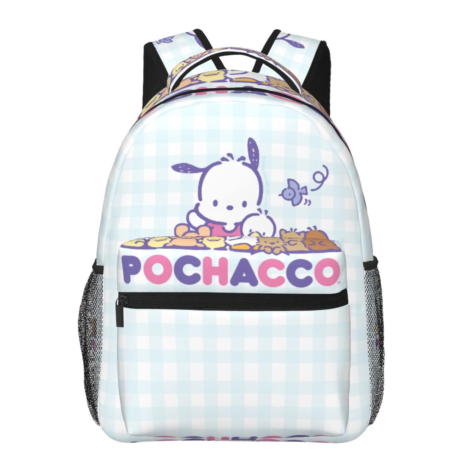 Sanrio Pochacco Backpack College Bag Lightweight Bookbag Casual Daypack ...