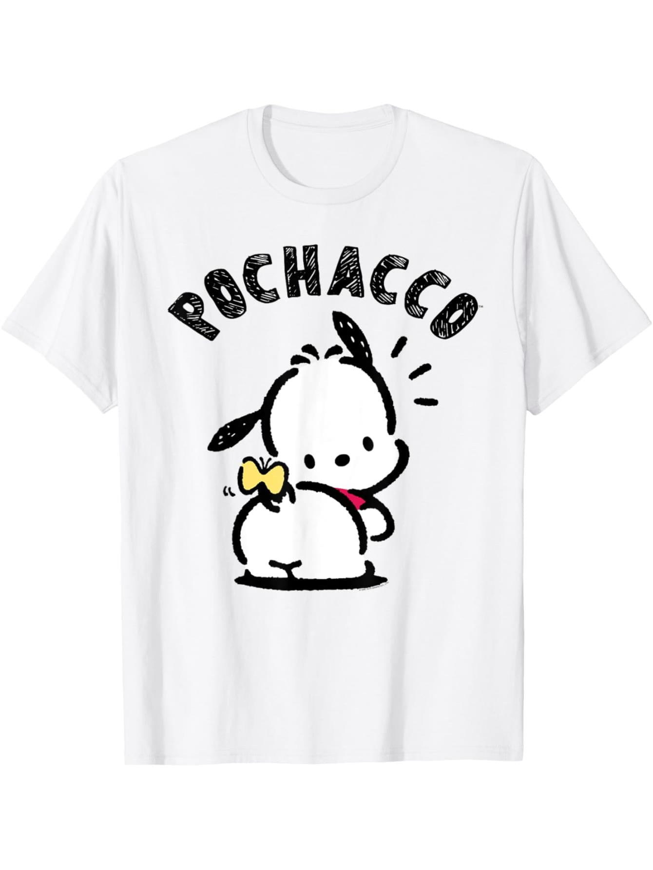 Sanrio Pochacco Backside Logo Girls Tee Shirt T-Shirt TOP - Walmart.com