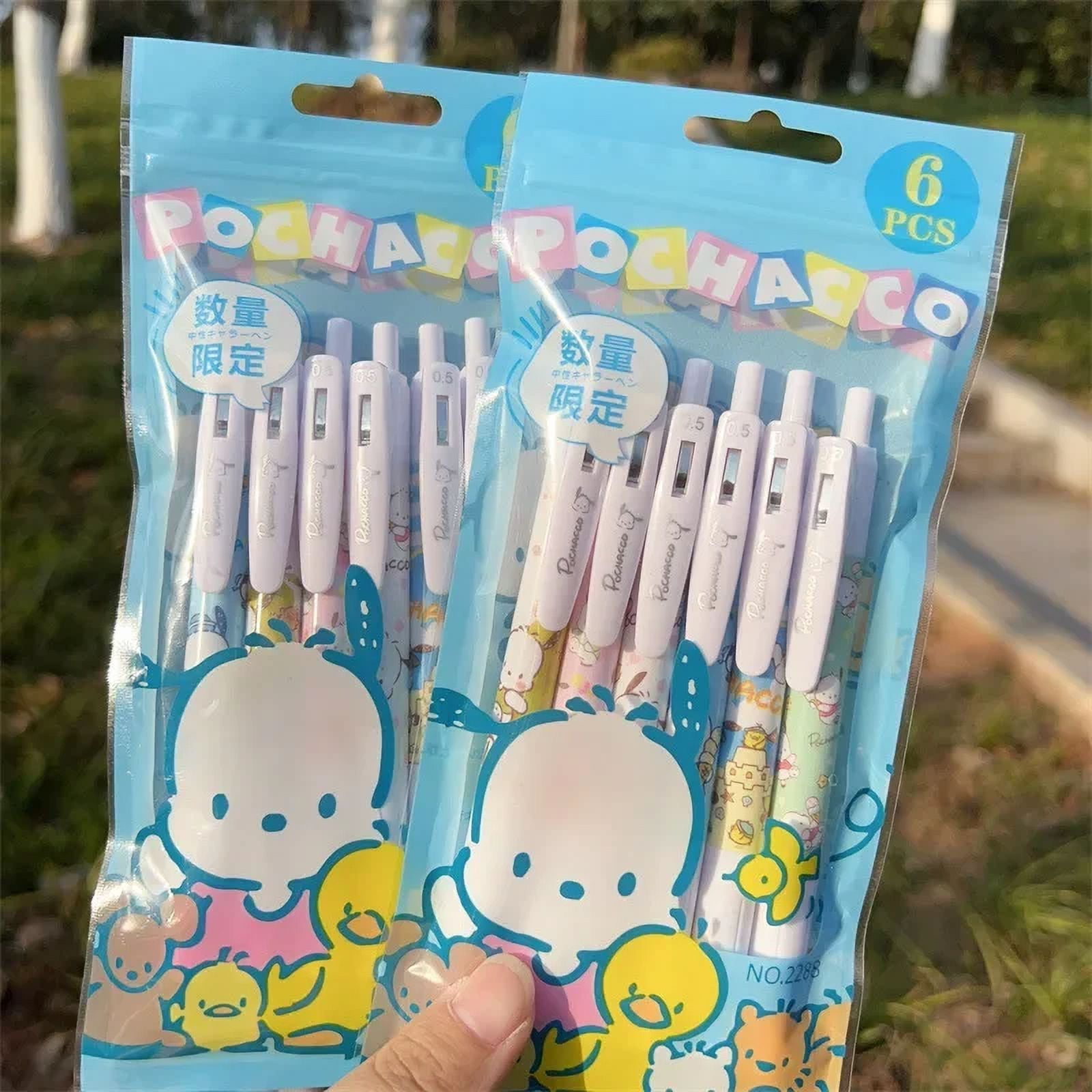 Sanrio Pochacco Carbon Pen Action Anime Figures PompomPurin Metal Hook ...