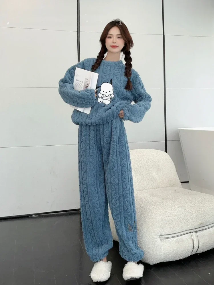 Sanrio Pochacco Comfort Cotton Velvet Set Kawaii Cartoon Anime ...