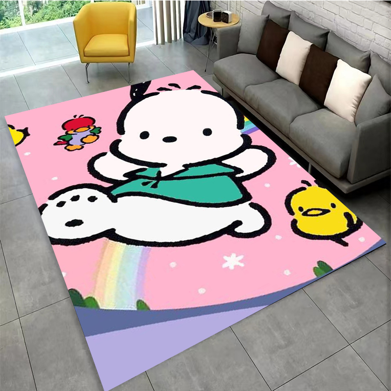 Sanrio Pochacco Cute Cartoon Rug Carpet for Living Room Bedroom Sofa ...