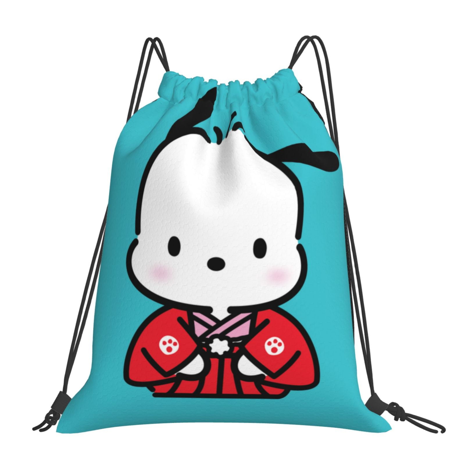 Sanrio Pochacco Drawstring Backpack Sport Gym Bag For Yoga Swimming ...