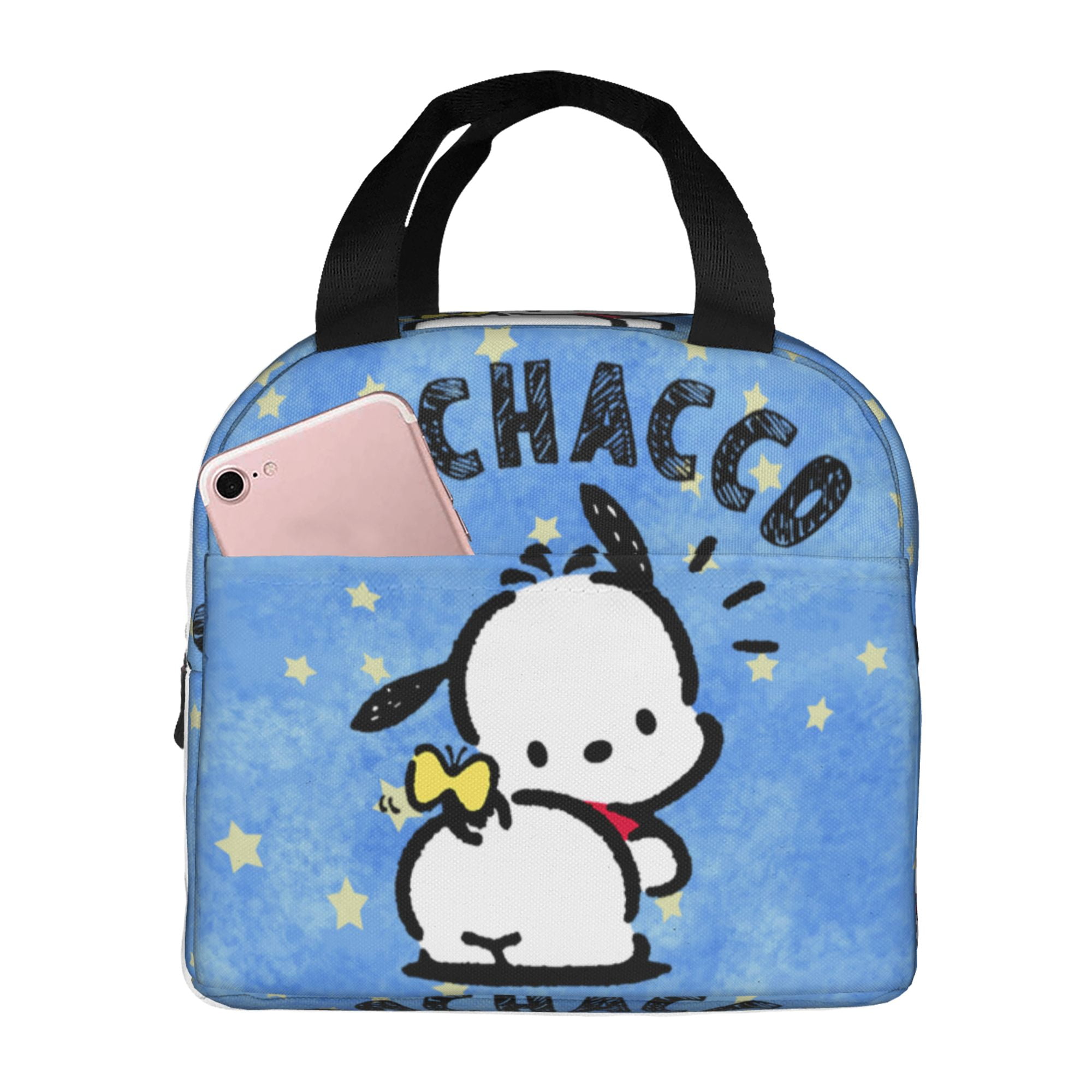 Sanrio Pochacco Lunch Bag Tote Bag Insulated Lunch Box Picnic Beach ...