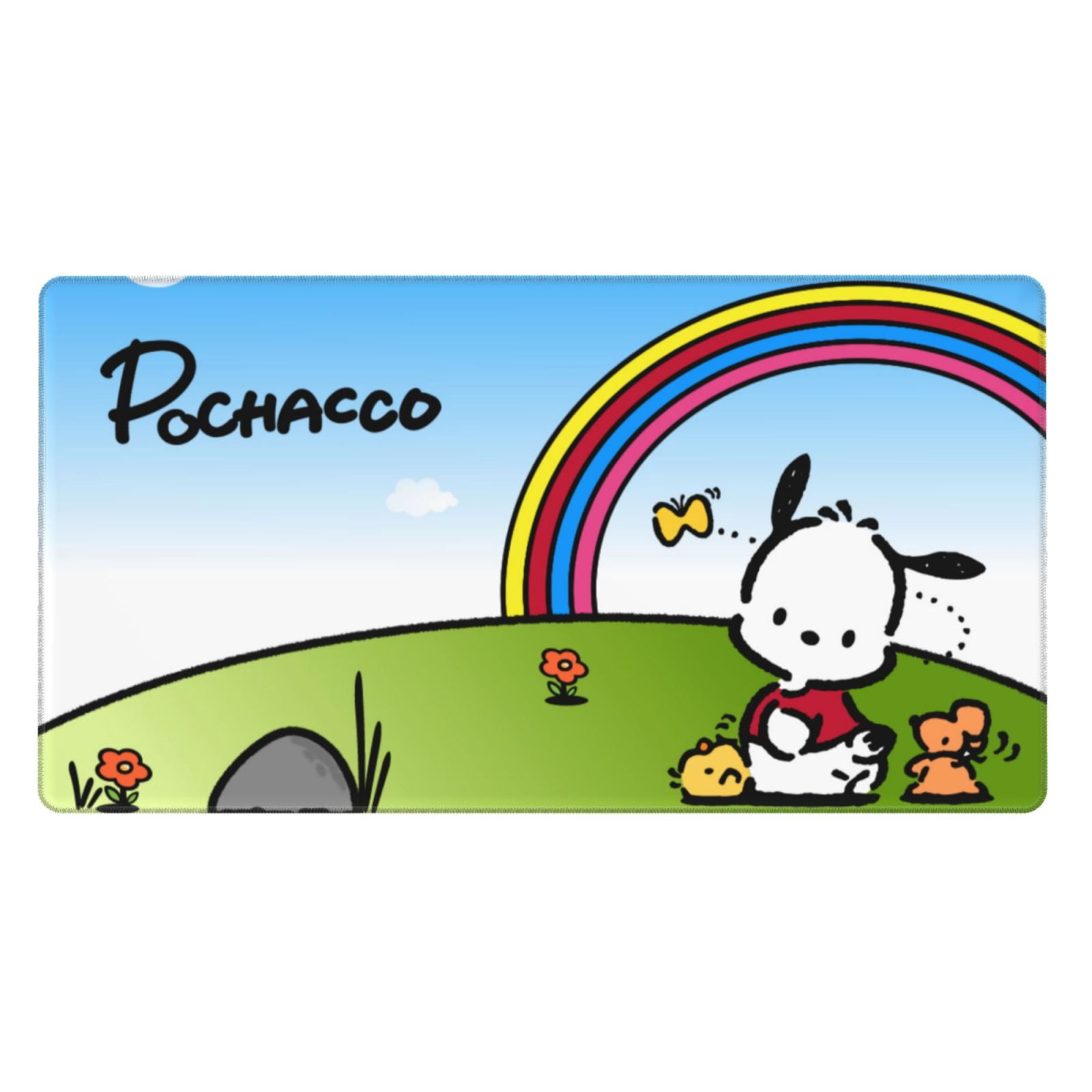 Sanrio Pochacco Mouse Pad 16x29.5 Inch Computer Keyboard Mouse Pad ...