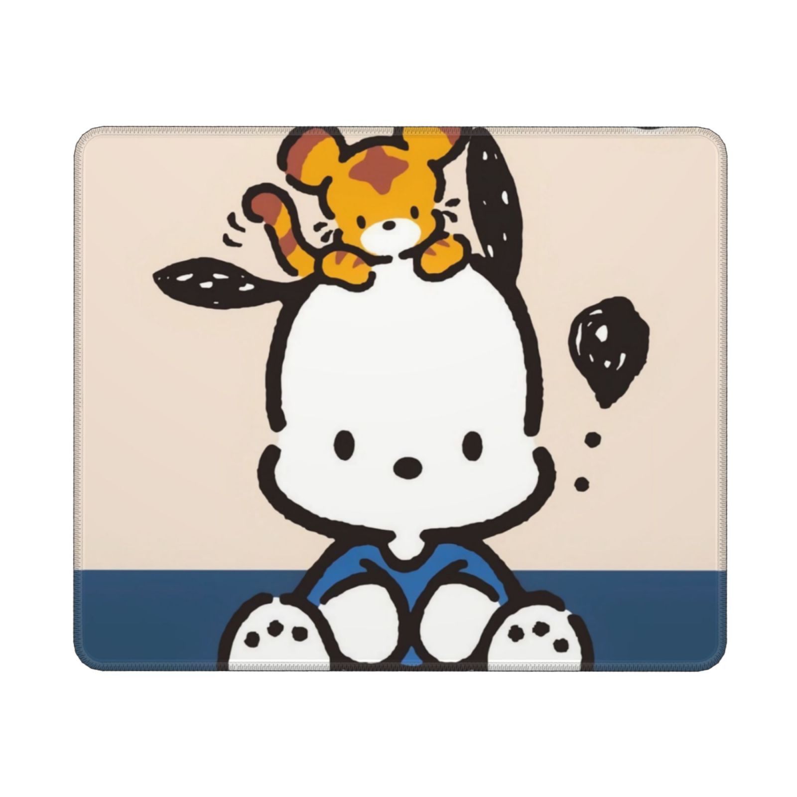 Sanrio-Pochacco Mouse Pad,Office Computer Mouse Pad with Stitched Edges ...