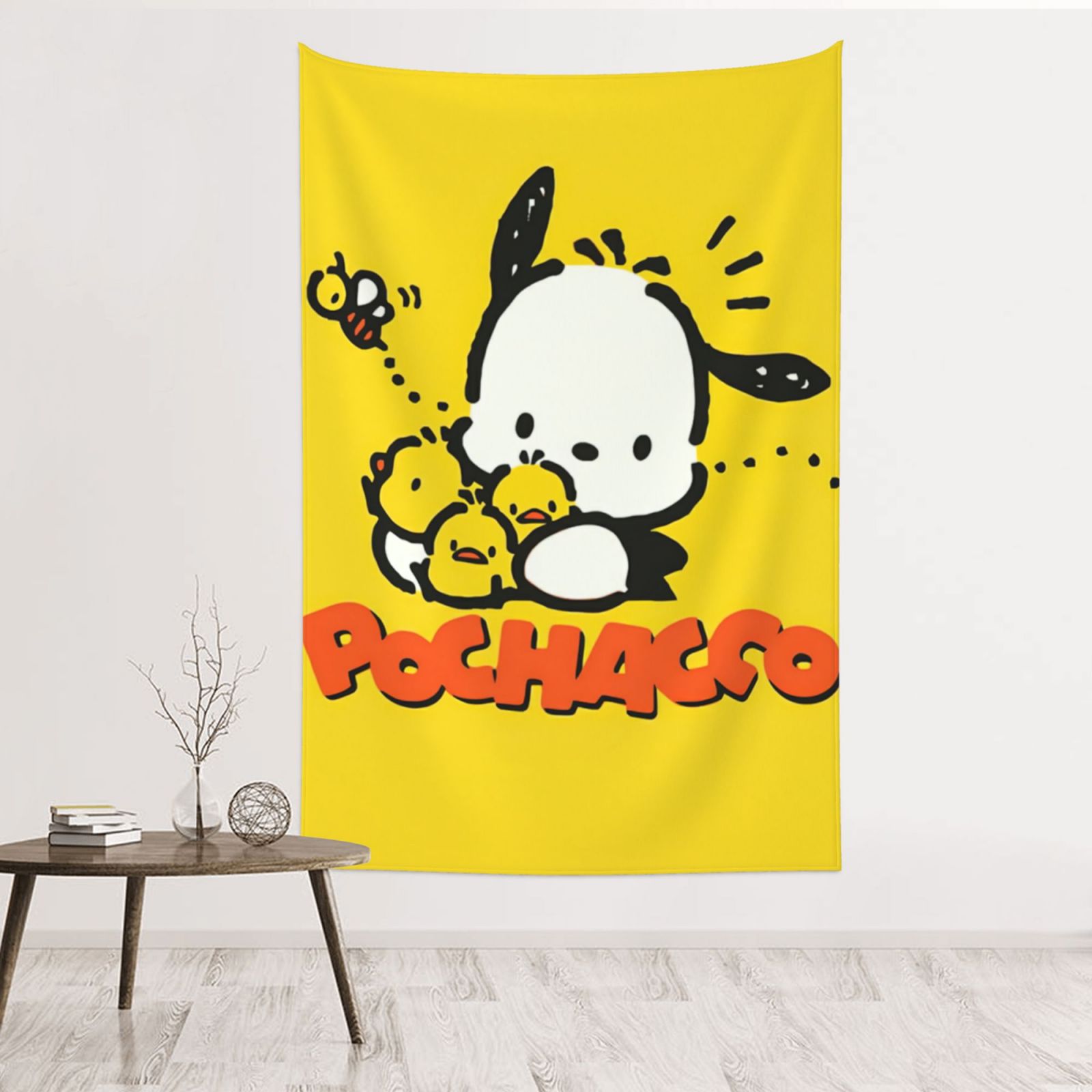Sanrio Pochacco Tapestry Wall Hanging Home Decoration Wall Blanket ...