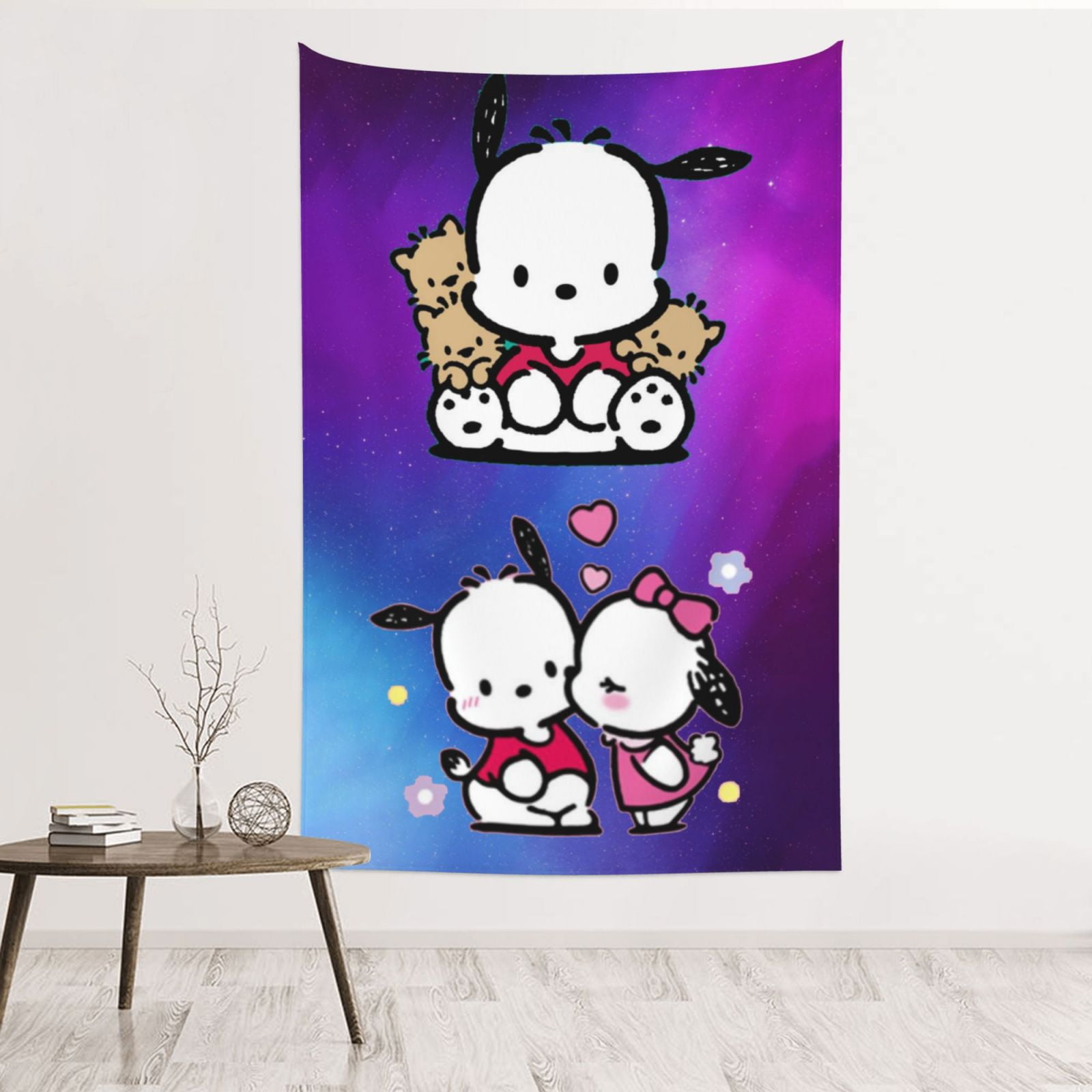 Sanrio Pochacco Tapestry Wall Hanging Home Decoration Wall Blanket ...