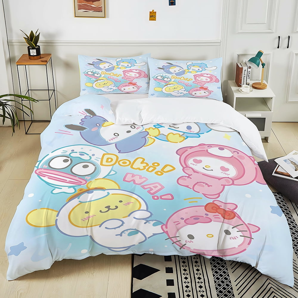 Sanrio Pom Pom Purin Bedding Sets Cartoon Dog Cover Bed Cover Duvet ...