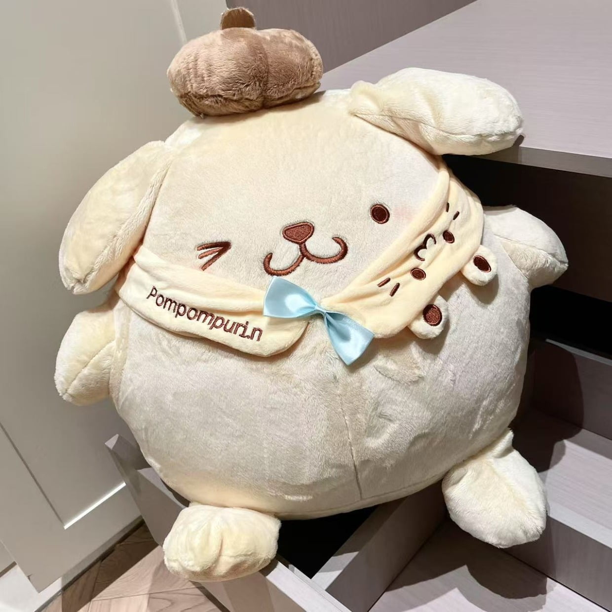 Sanrio Pom Pom Purin Plushies Doll PomPomPurin Stuffed Anime Yellow Dog ...