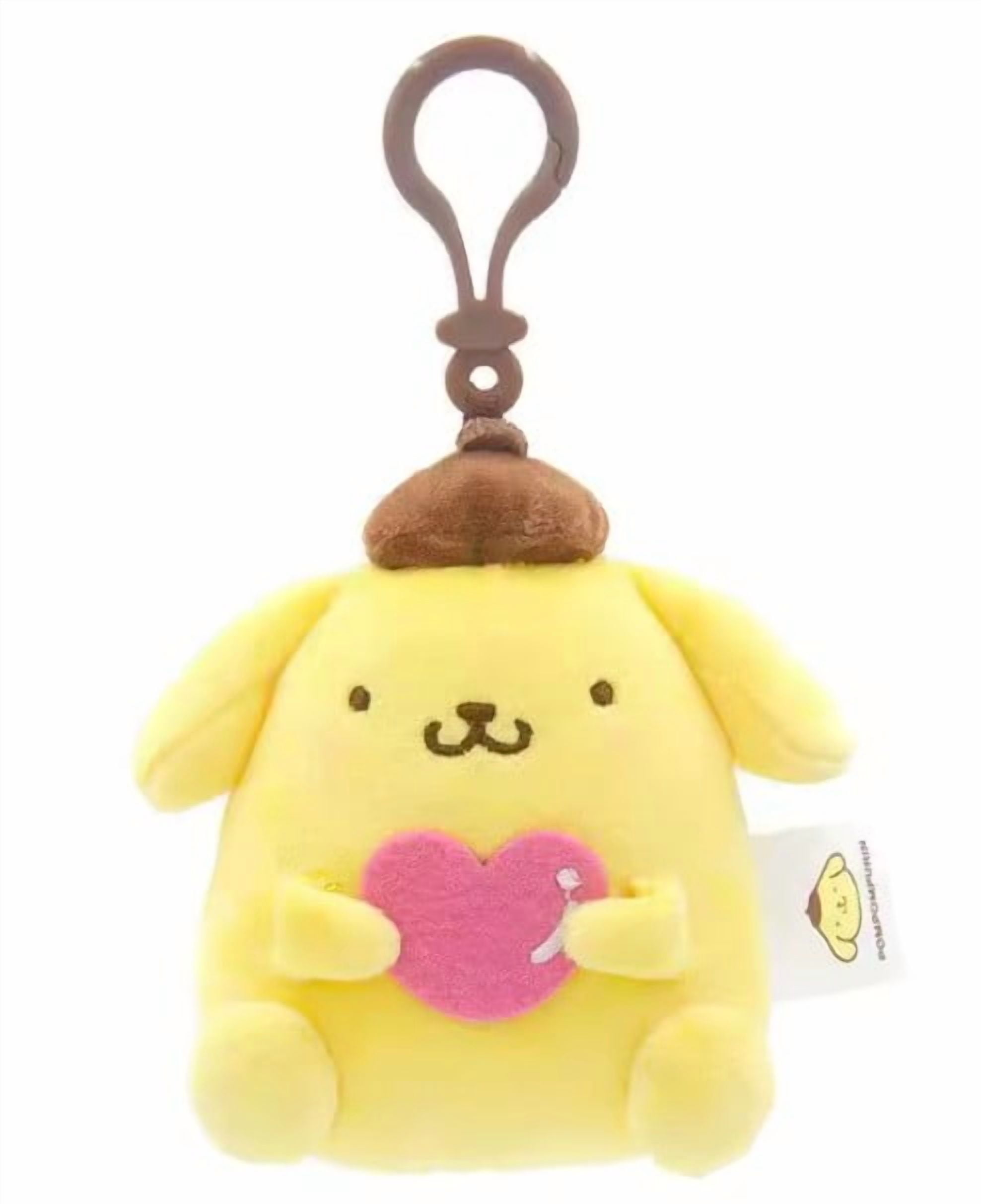 Sanrio Pompom Purin Pompompurin Plush Keychain Plush Key Clip Backpack ...