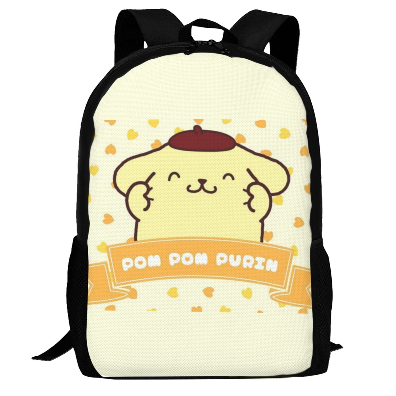 Sanrio Pompompurin Backpack,3d Print Laptop Backpack Lightweight Casual ...
