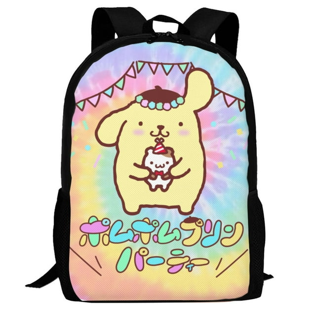 Sanrio Pompompurin Backpack,3d Print Laptop Backpack Lightweight Casual ...