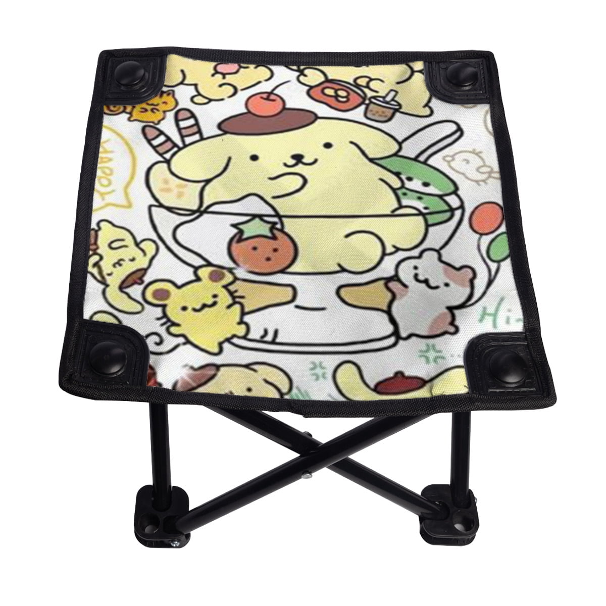 Sanrio Pompompurin Cartoon Portable Folding Camping Stool Outdoor ...