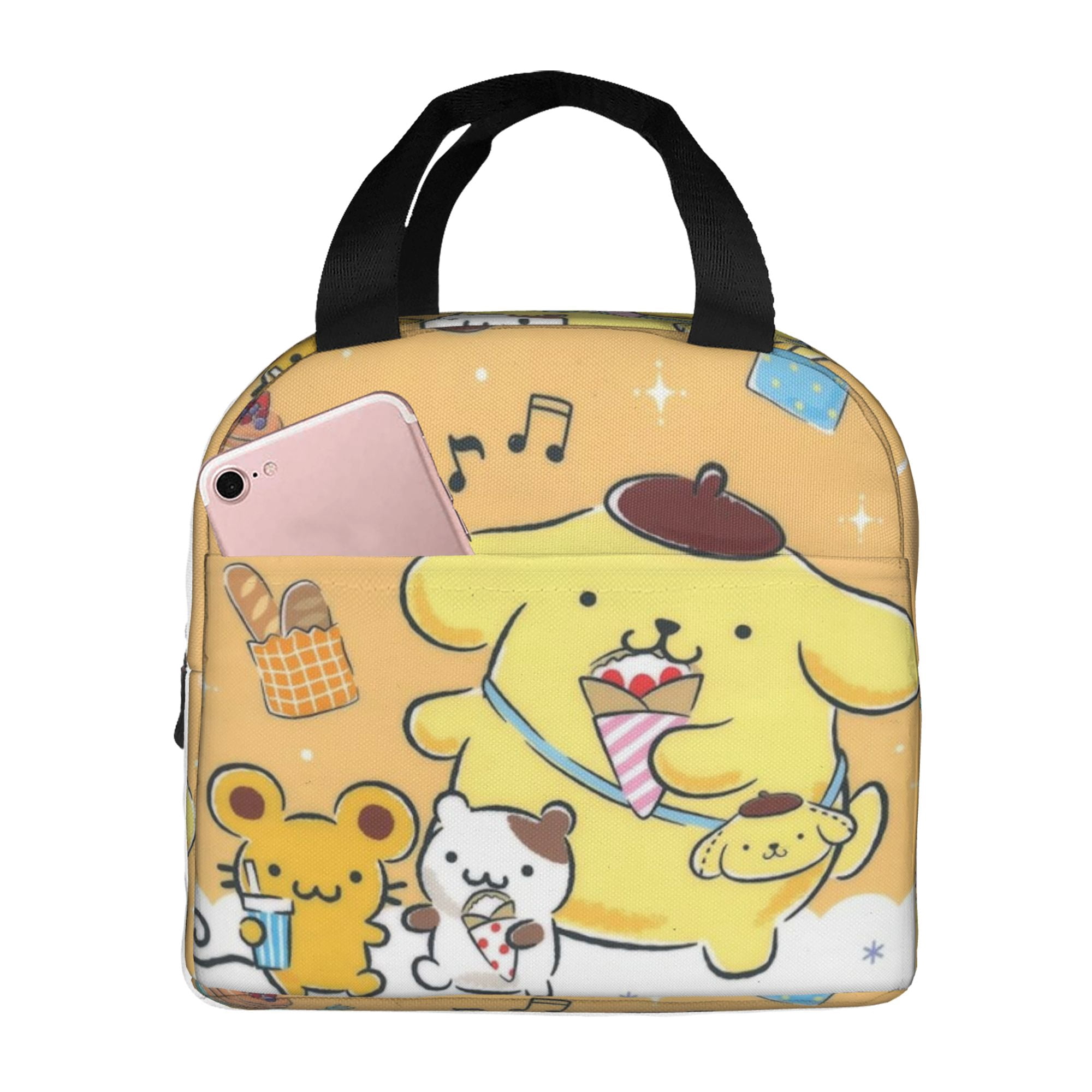 Sanrio Pompompurin Lunch Bag Tote Bag Insulated Lunch Box Picnic Beach ...