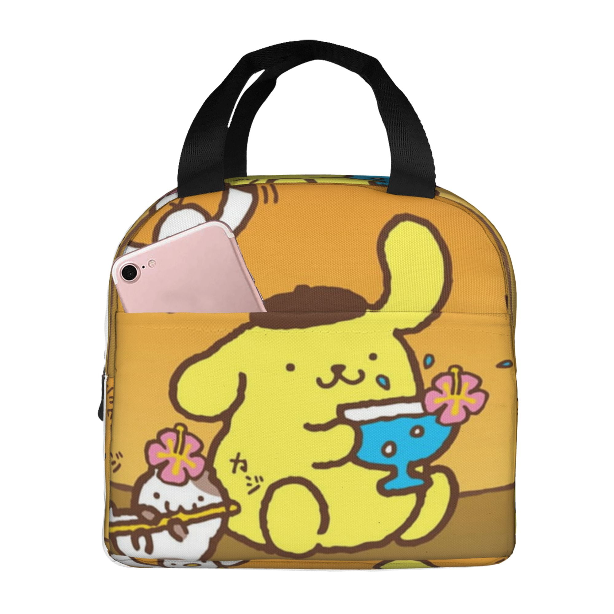 Sanrio Pompompurin Lunch Bag Tote Bag Insulated Lunch Box Picnic Beach ...