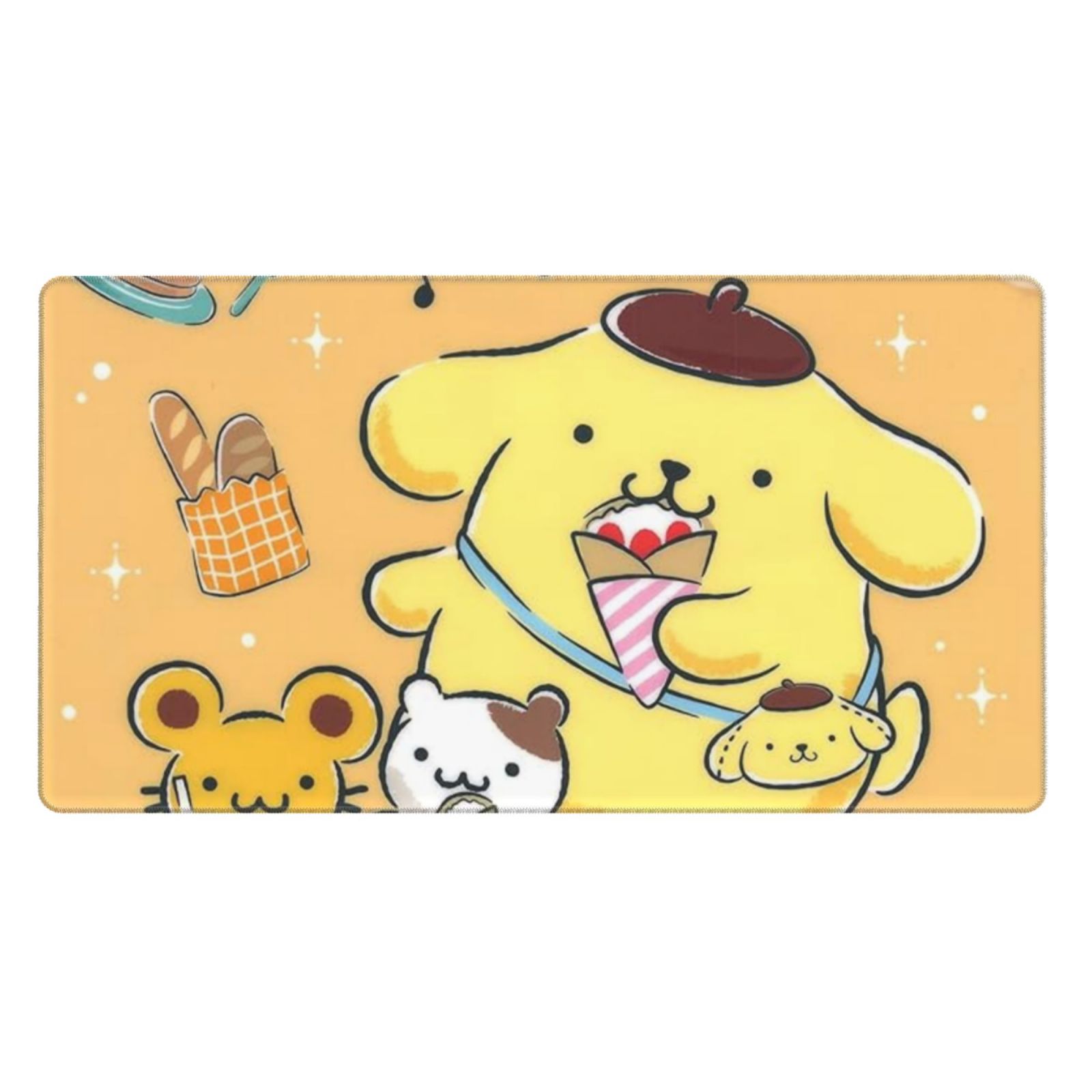 Sanrio Pompompurin Mouse Pad 16x29.5 Inch Computer Keyboard Mouse Pad ...
