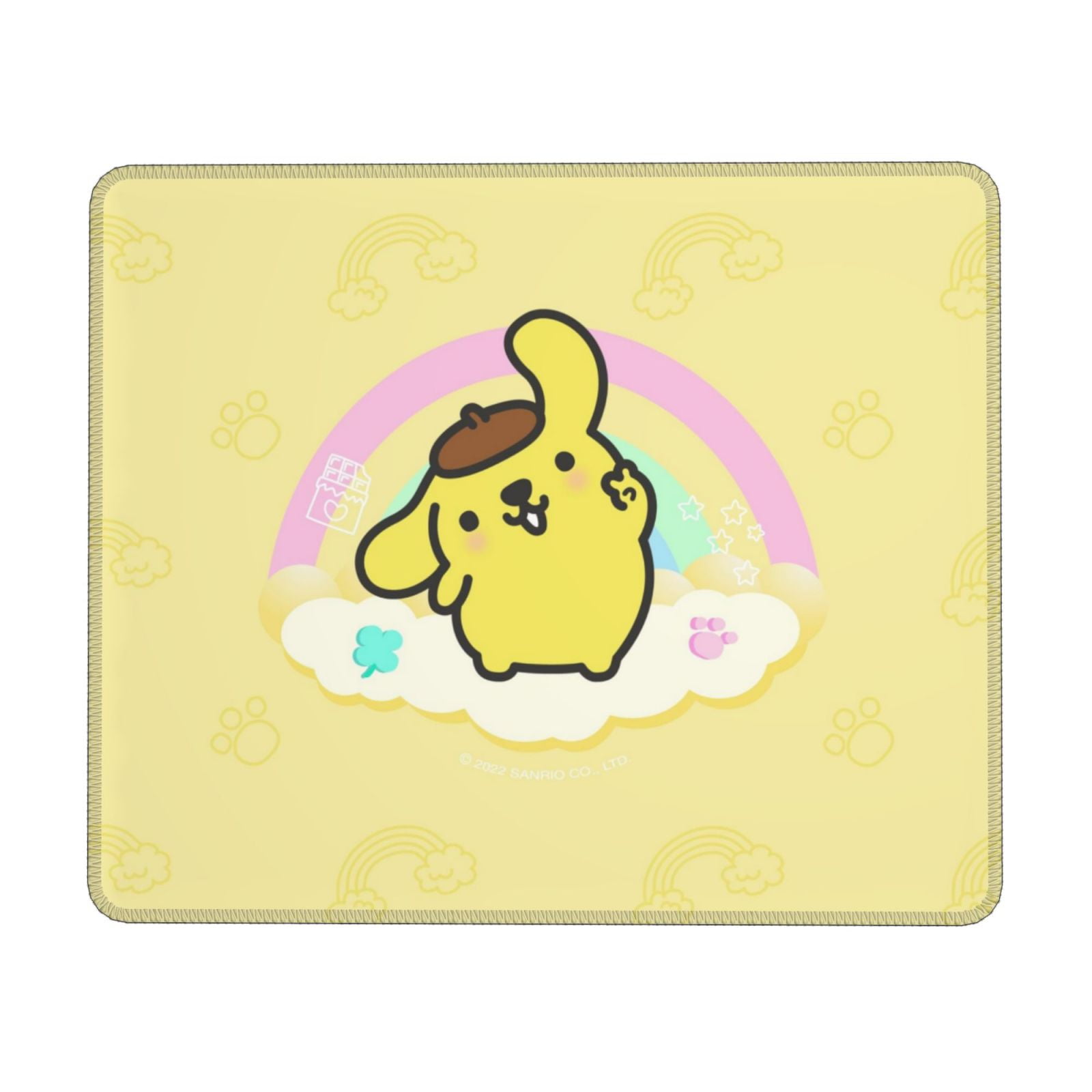 Sanrio Pompompurin Mouse Pad,Small Gaming Mousepad,Non-Slip Rubber Base ...