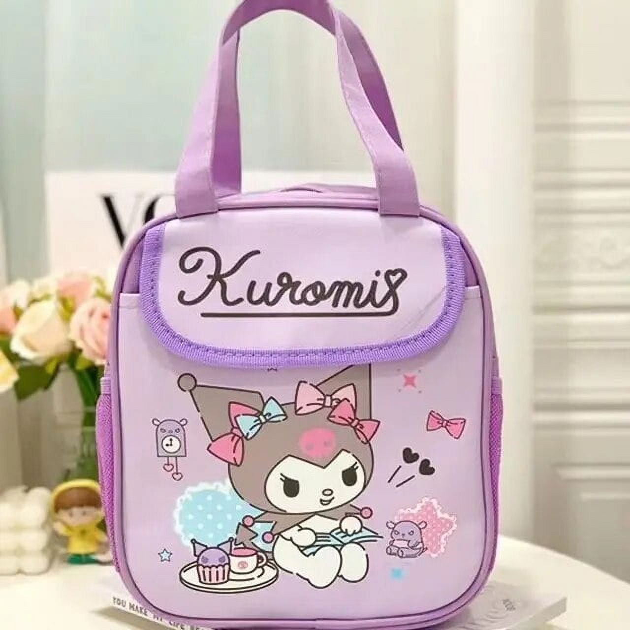 Sanrio Portable Lunch Box Bag Hello Kitty Kuromi My Melody Cartoon ...