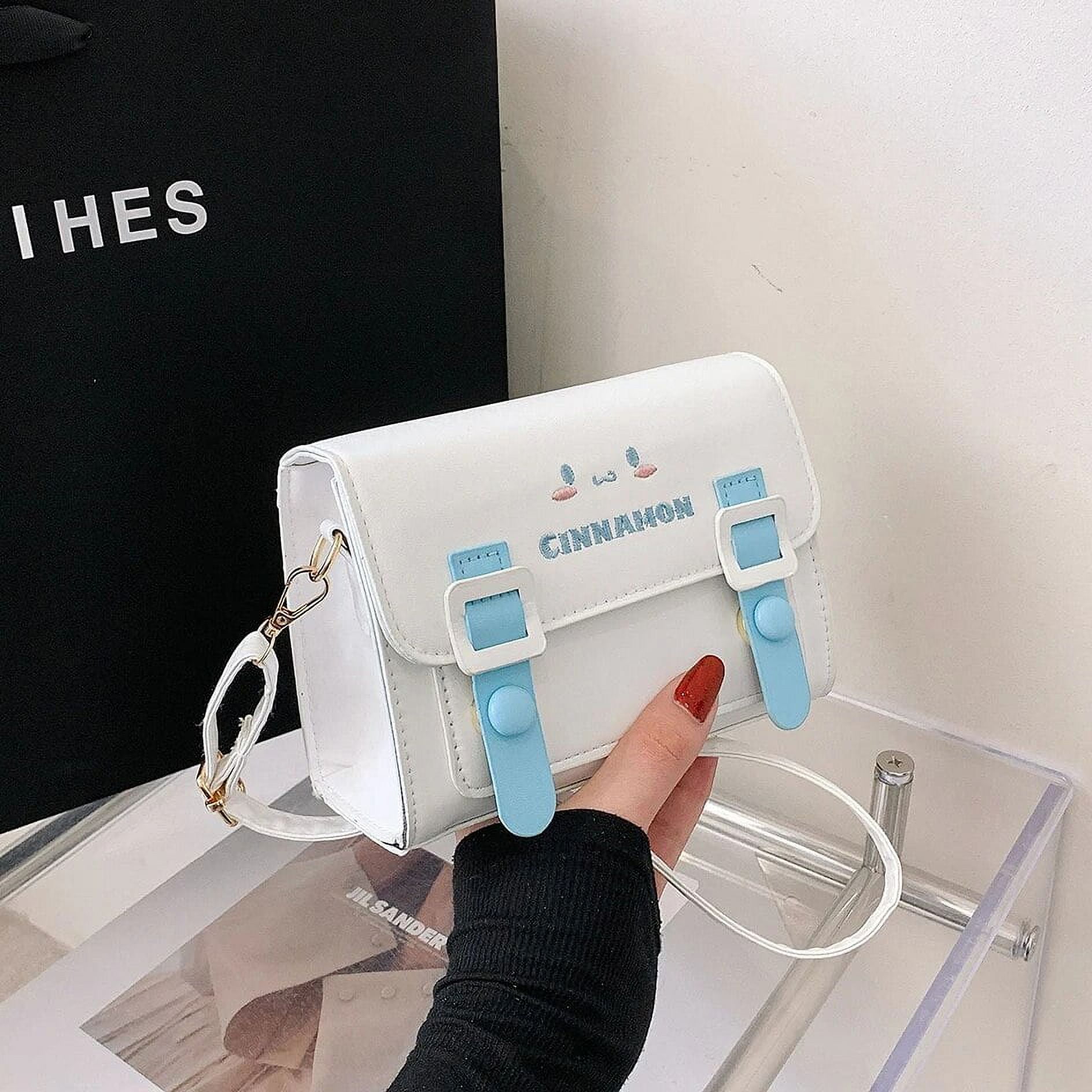 Sanrio Pu Square Bag Anime Shoulder Bags Kawaii Messenger Tote Cute ...