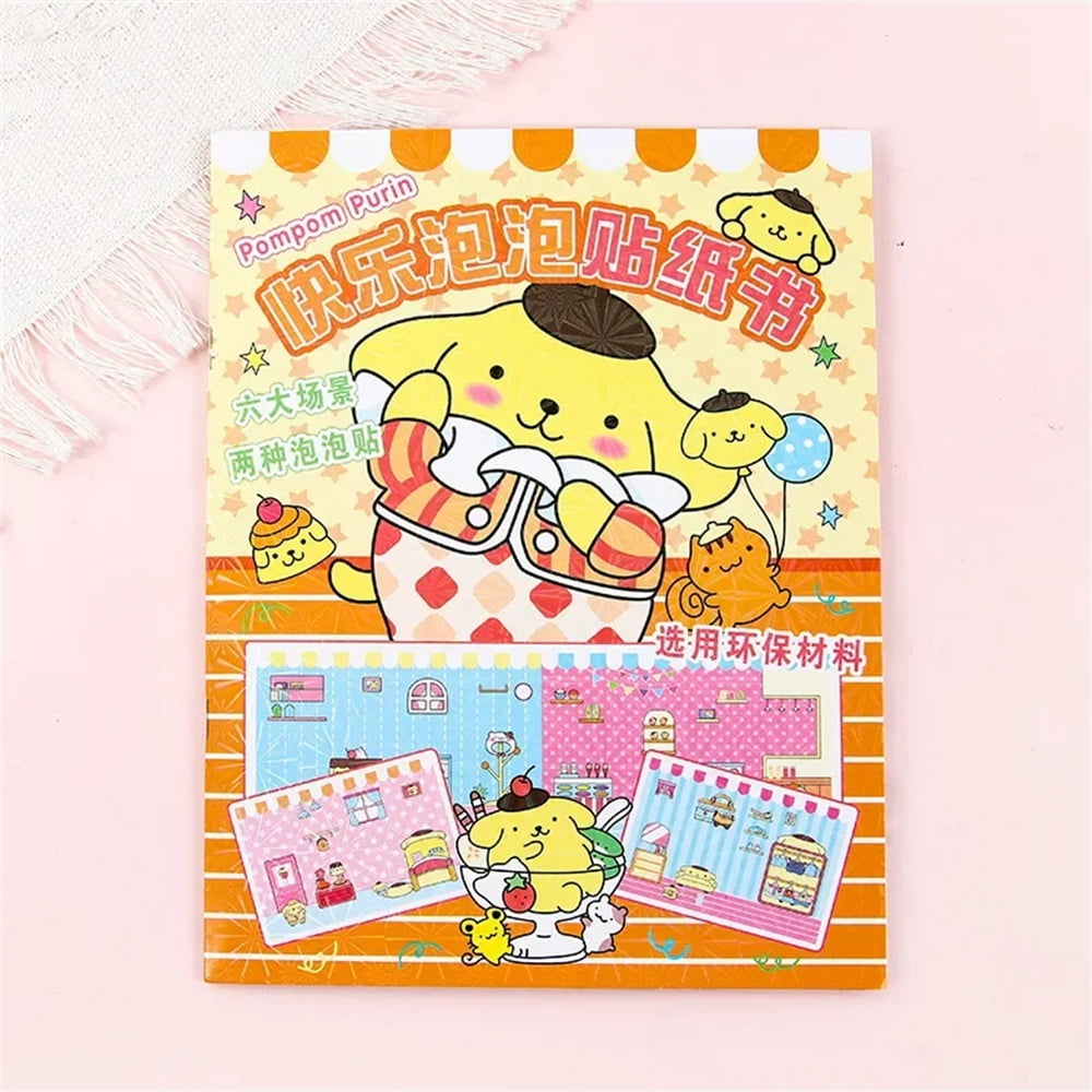 Sanrio Quiet Book Bubble Hello Kitty Cinnamoroll Kuromi My Melody ...