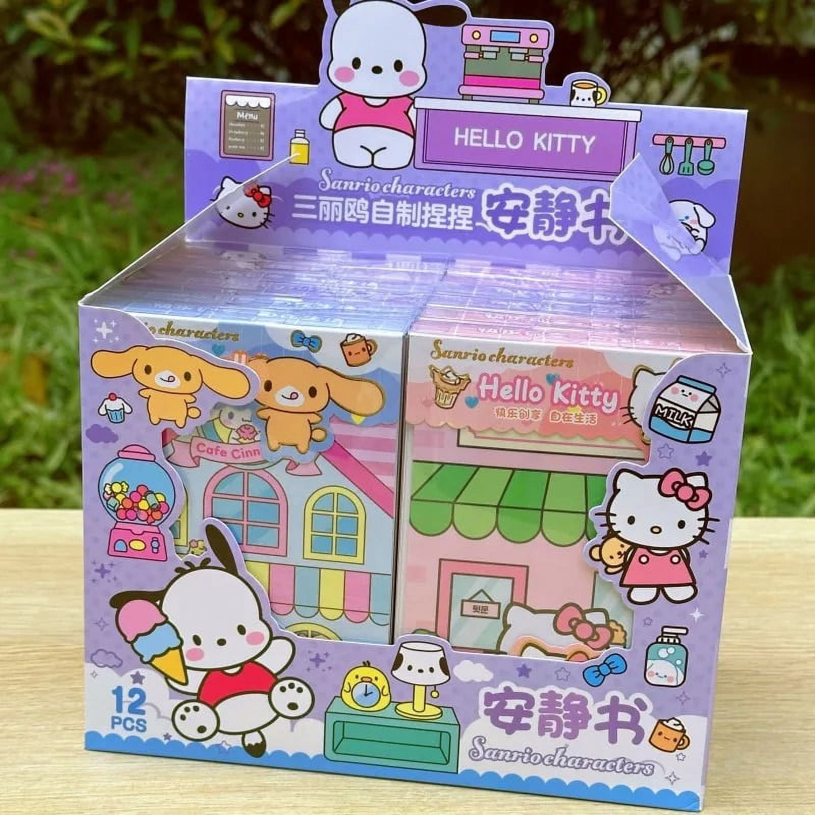 Sanrio Quiet Book Cartoon Kawaii Hello Kitty Melody Kuromi Cinnamoroll ...