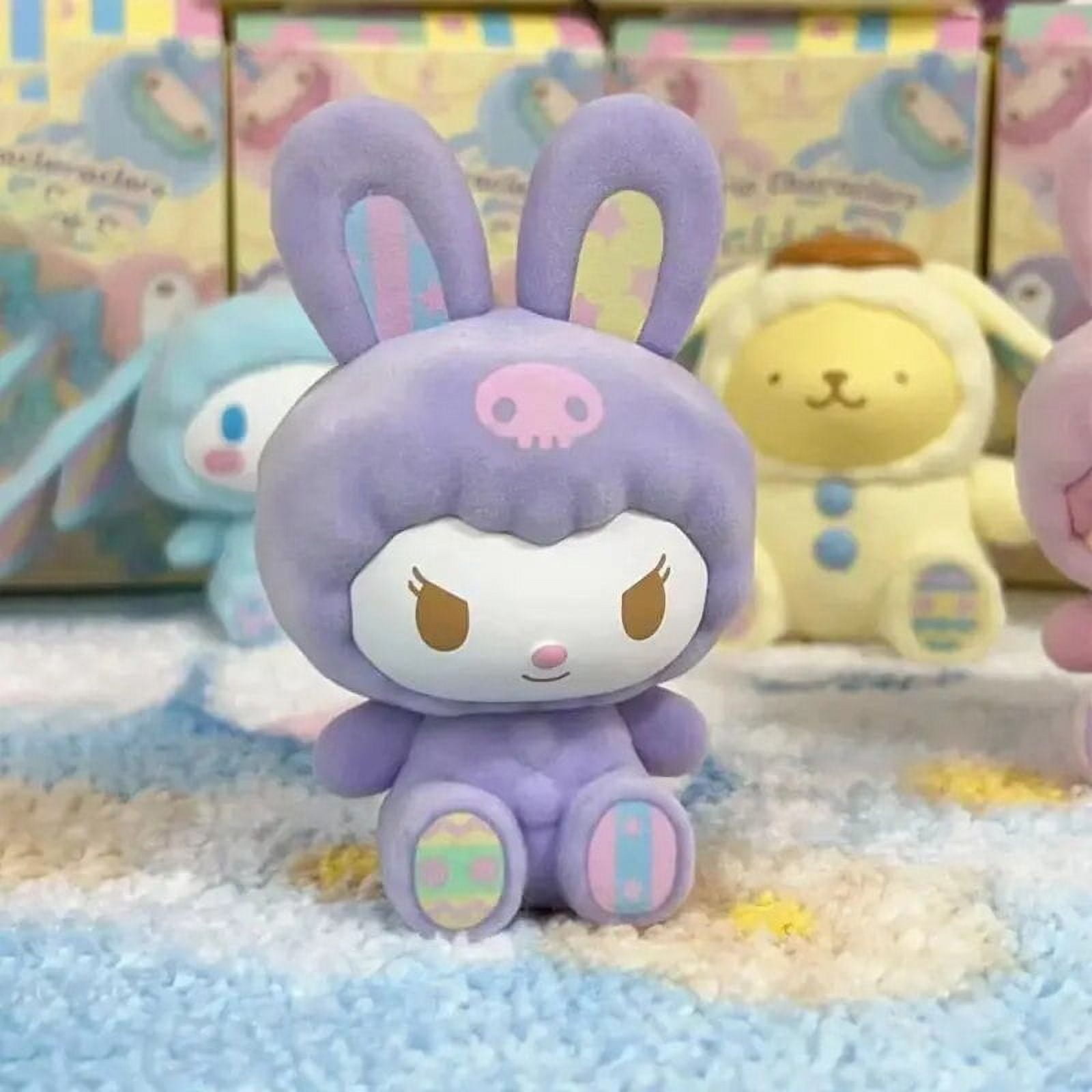 Sanrio Rabbit Series Blind Box Kawaii Cinnamoroll Kuromi Cartoon Figure ...