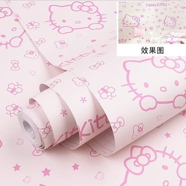 Hello Kitty Sanrio Cat Ribbon Cute Character Cartoon Wall Sticker Art ...