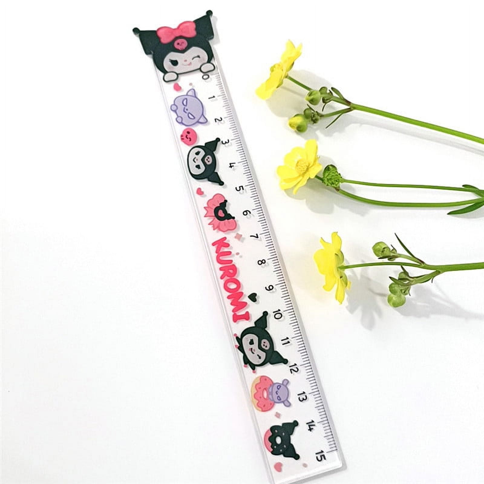 Sanrio Ruler Cute Cartoon Hello Kitty Kuromi Pochacco Animation ...