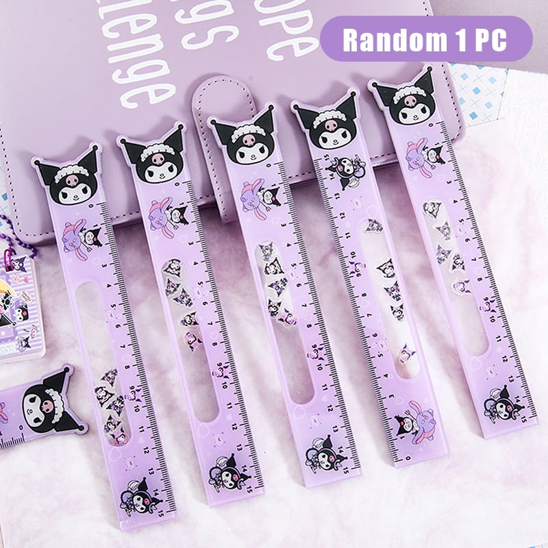 Sanrio Ruler Cute Cartoon Hello Kitty Kuromi Pochacco Animation ...