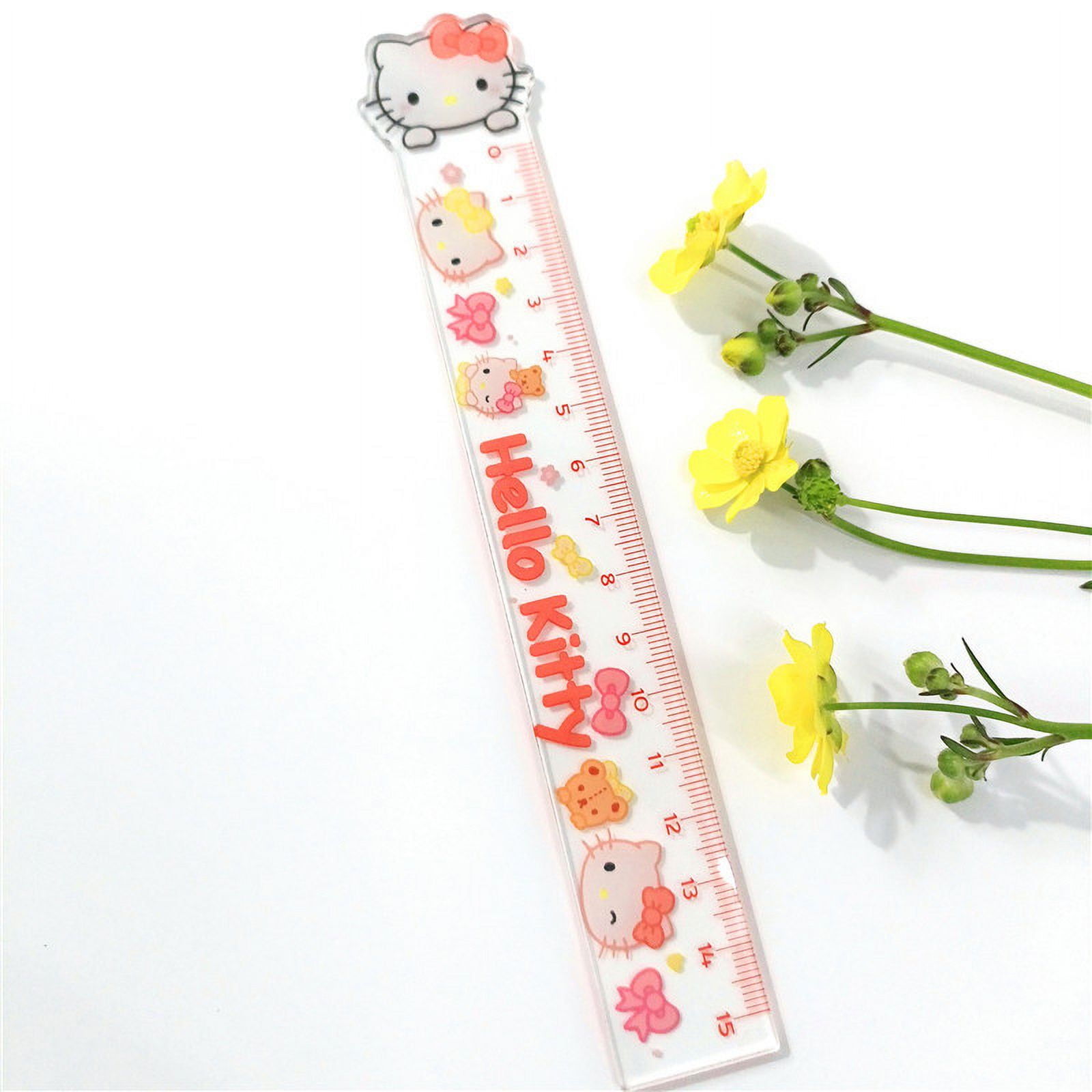 Sanrio Ruler Cute Cartoon Hello Kitty Kuromi Pochacco Animation ...