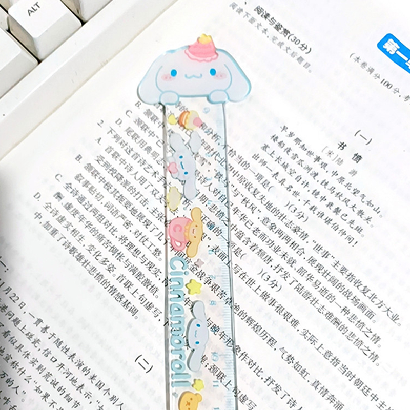 Sanrio Ruler My Melody Kuromi Hello Kitty School Supplies Transparent ...