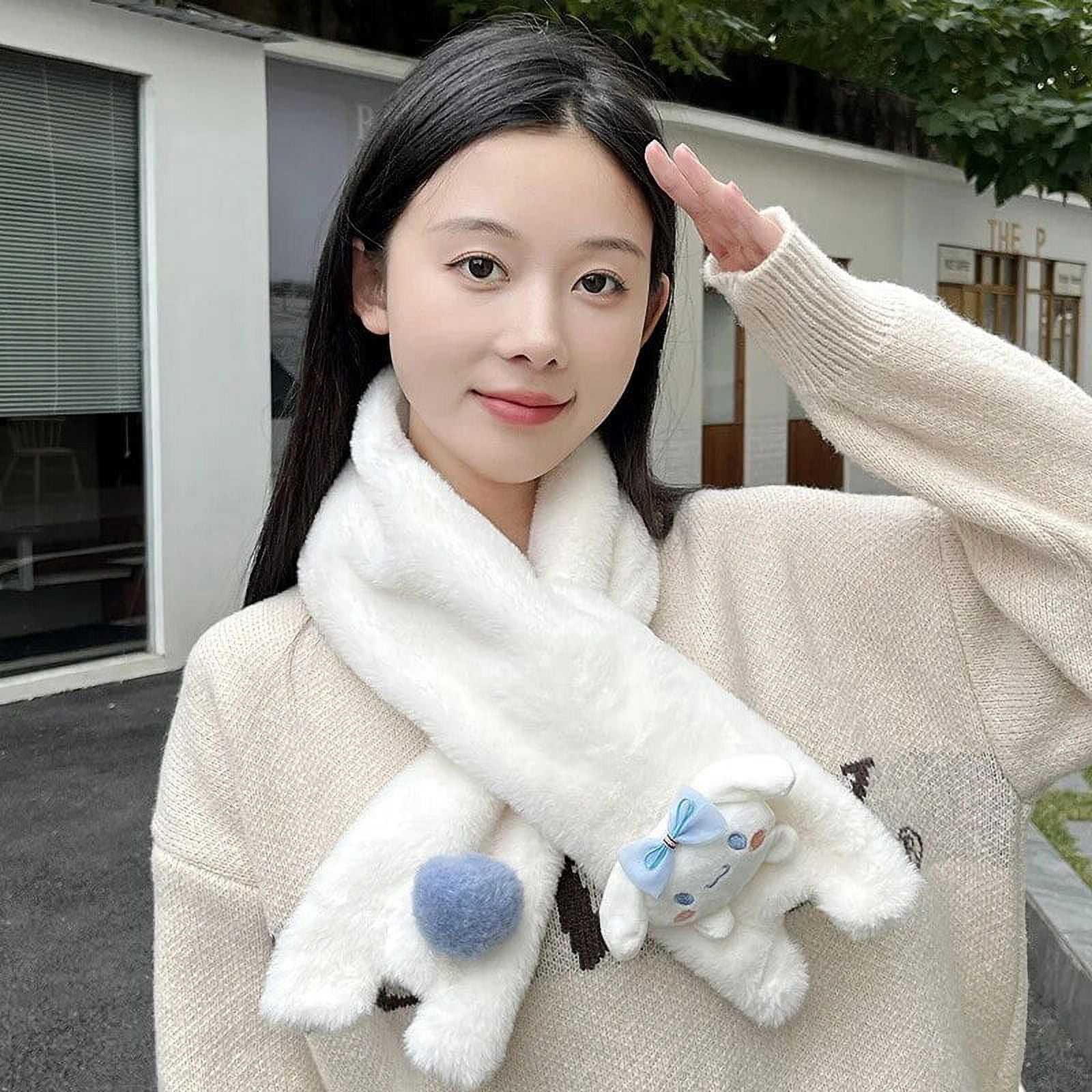 Sanrio Scarf Gloves Hello Kitty Cinnamoroll Pochacco Winter Loveliness ...