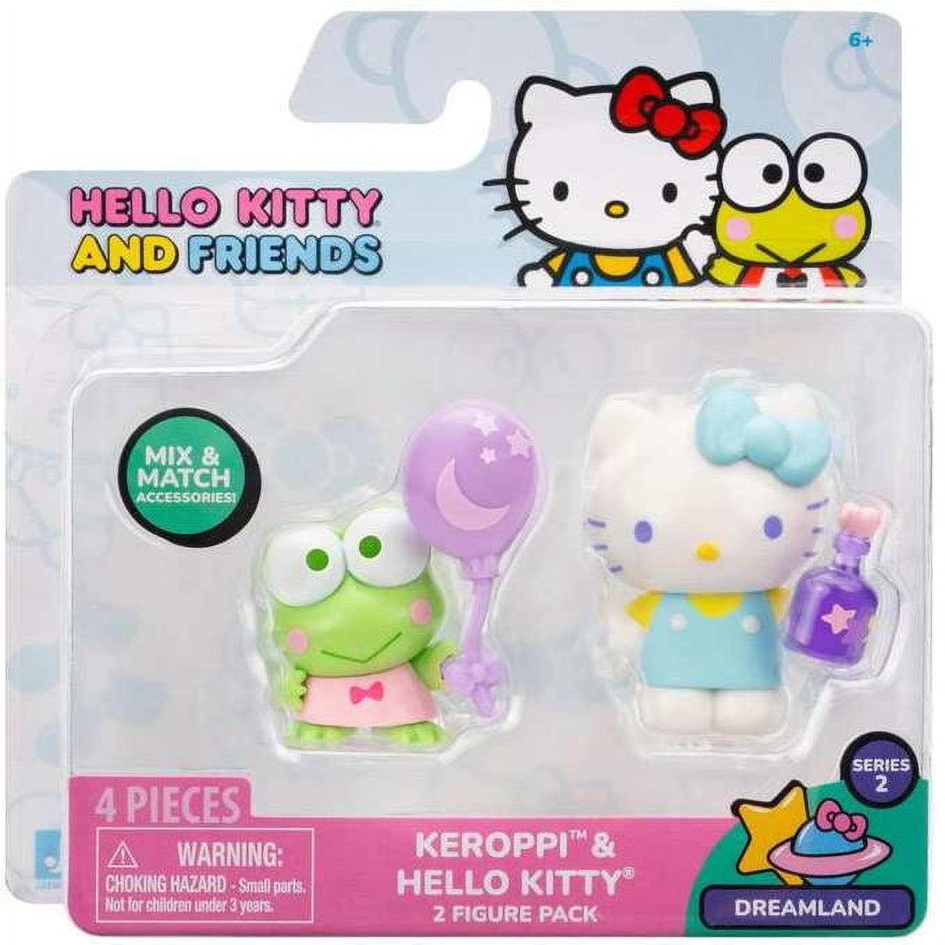 Sanrio Series 2 Dreamland Keroppi & Hello Kitty Mini Figure 2-Pack ...