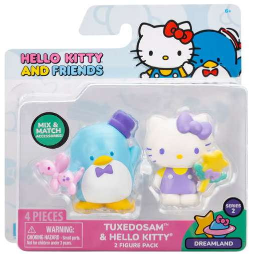 Sanrio Series 2 Dreamland Tuxedosam & Hello Kitty Mini Figure 2-Pack ...