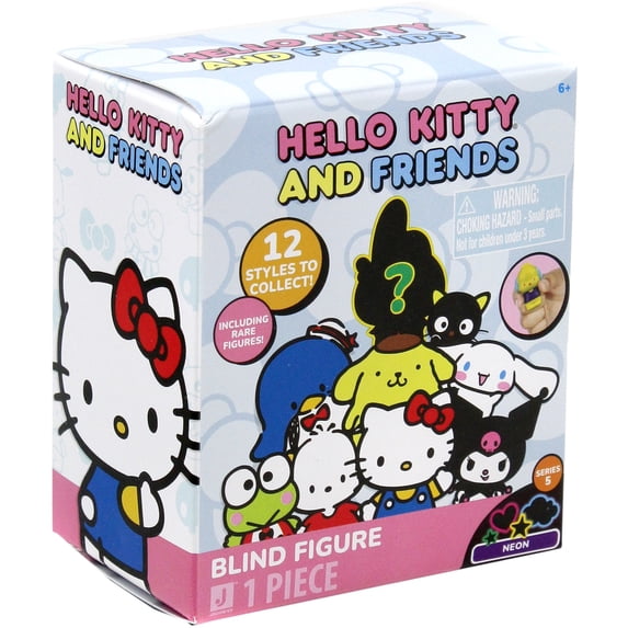 Sanrio Series 5 Neon Mini Figure Mystery Pack - Walmart.com
