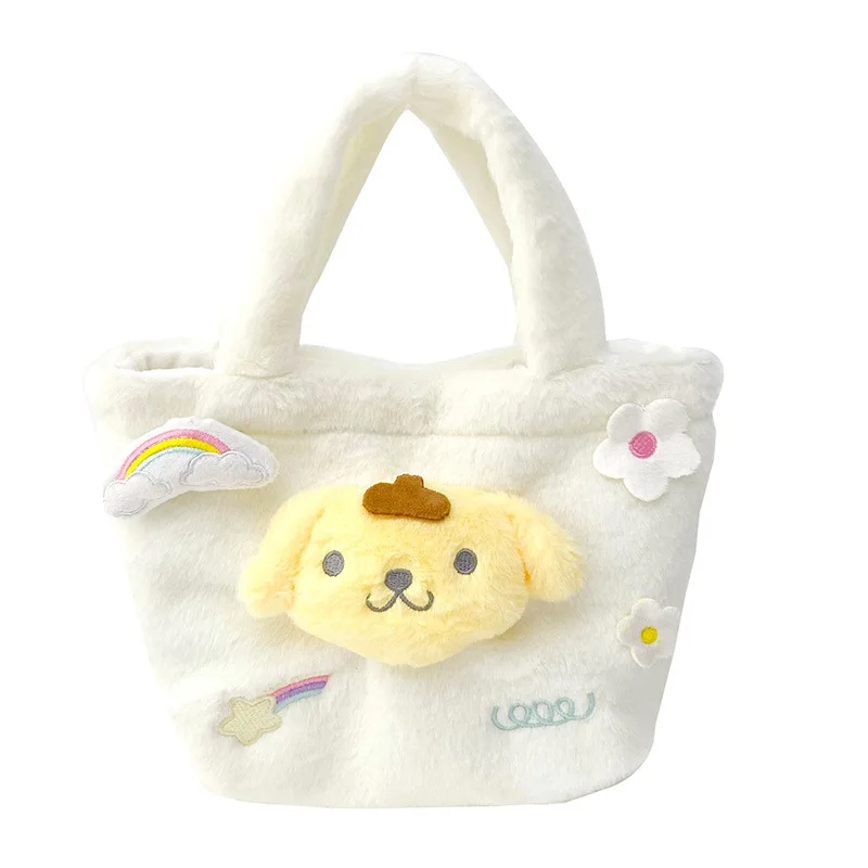 Sanrio Series Cartoon Comic Coin Purse Rainbow Plush Single Shoulder ...