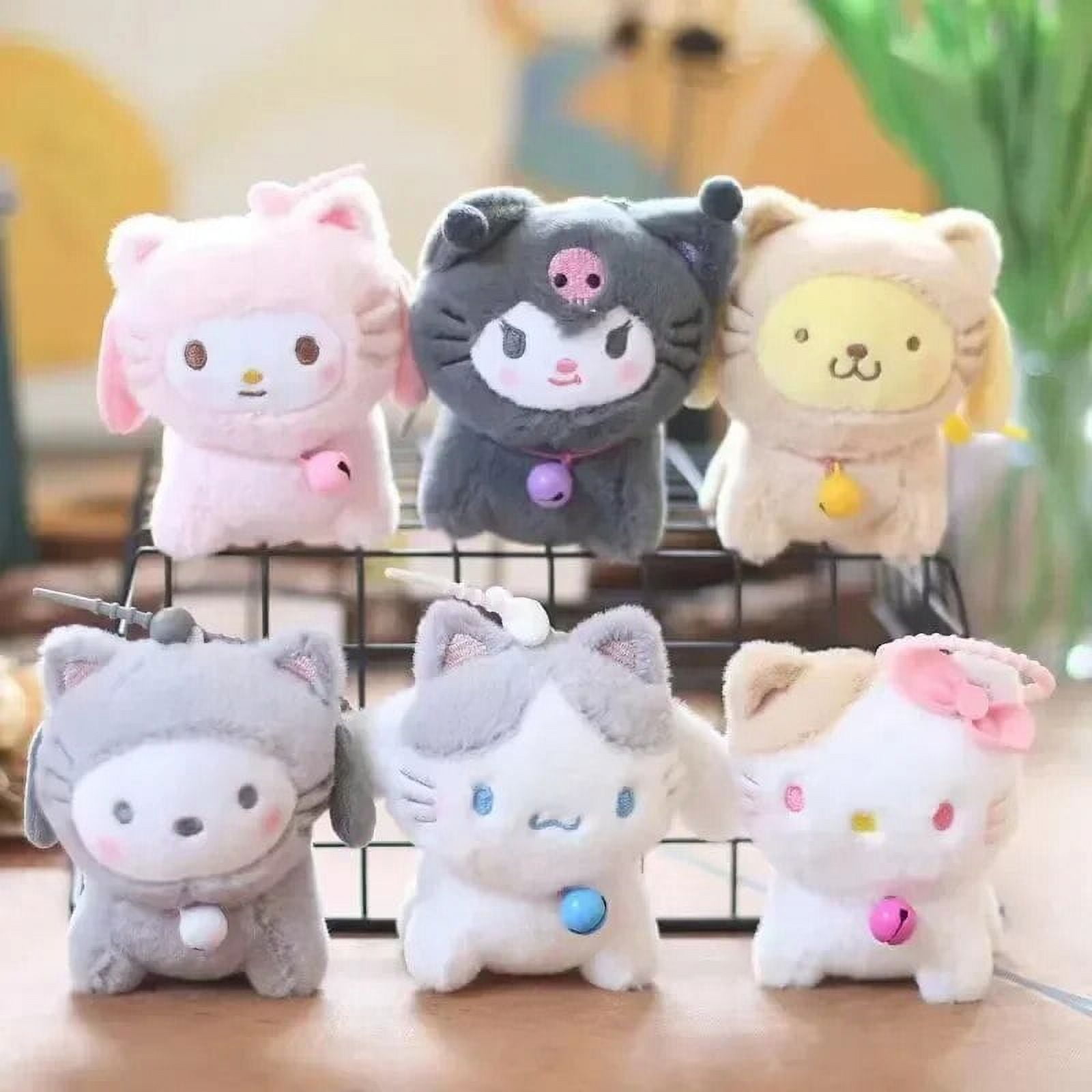 Sanrio Series Plush Toy My Melody Kuromi Plushie Cute Hello Kitty ...