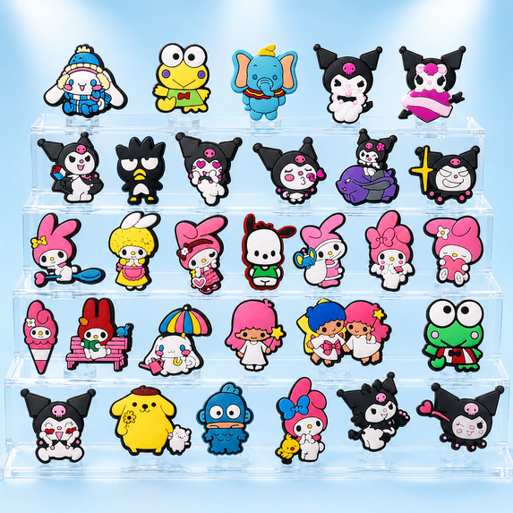 IVASKY Hello Kitty Charms for Crocs, Anime Cartoon Wristband ...