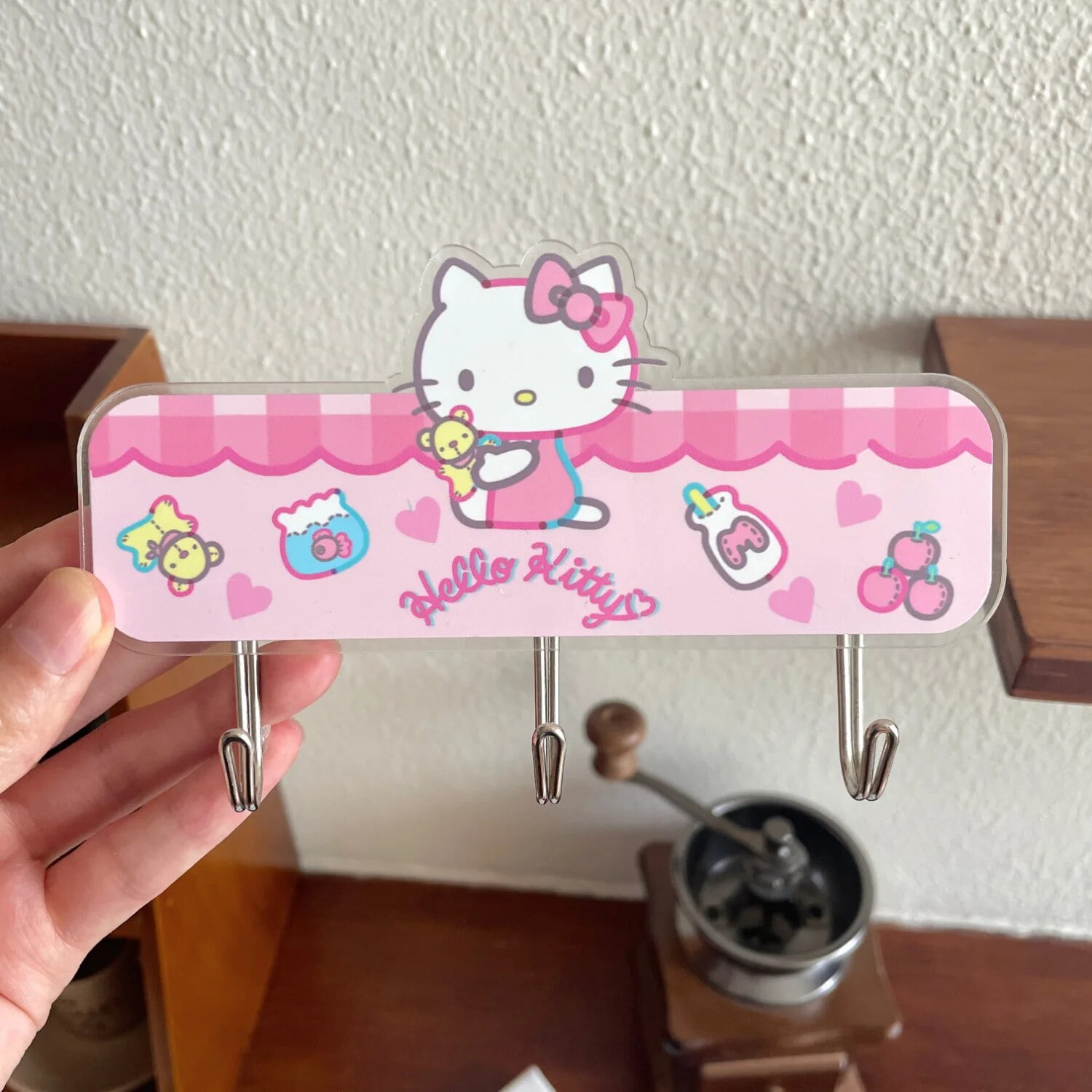 Sanrio Sticky Hook Hellokitty My Melody Kuromi Cute Cartoon Cinnamoroll Dormitory Bedroom ...