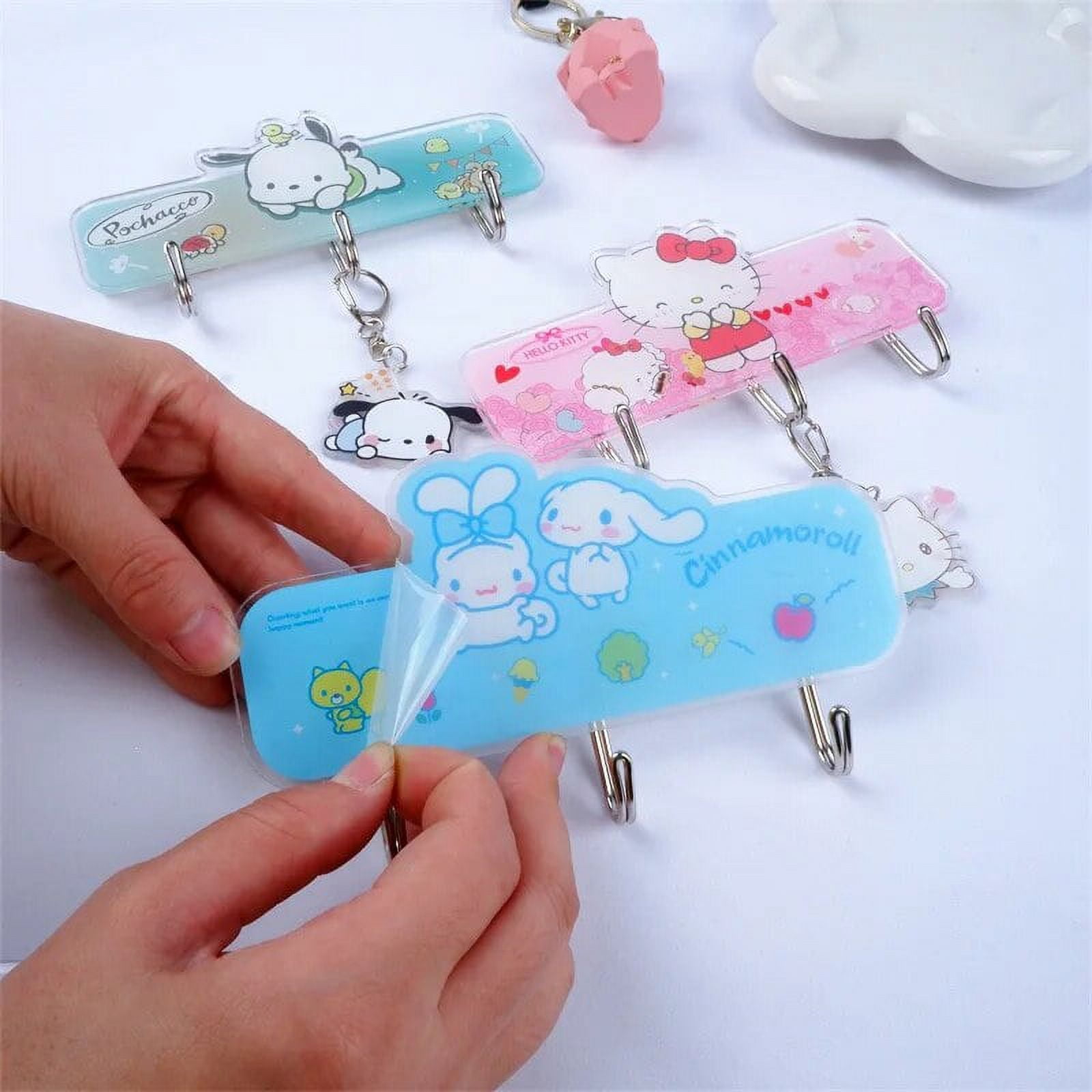 Sanrio Sticky Hook Kawaii Hello Kitty Kuromi Anime My Melody Cute ...