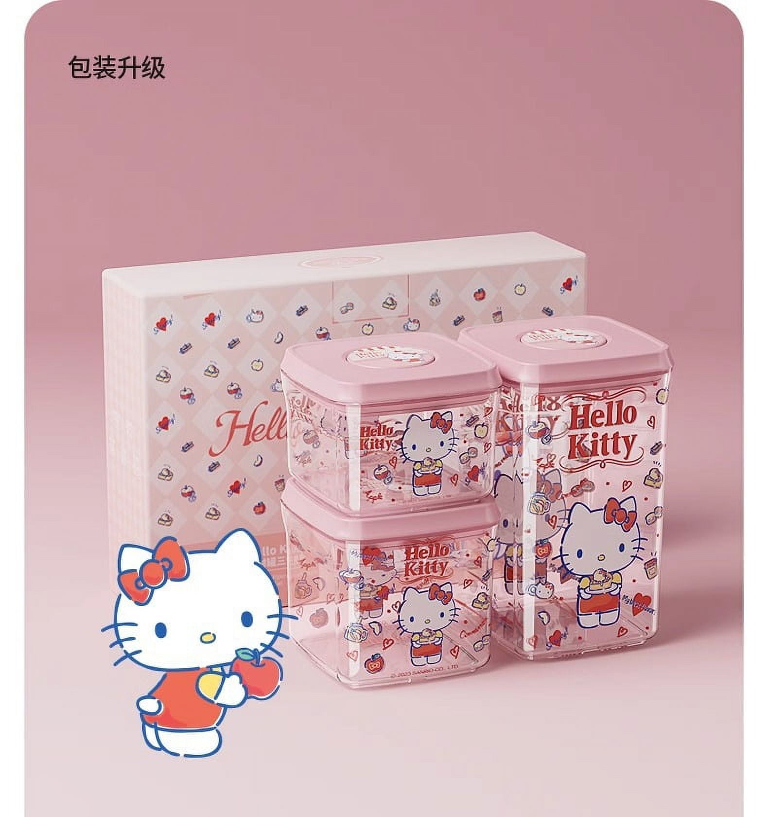 Sanrio Storage Box Container Kawaii Hello Kitty Food Storage Container ...