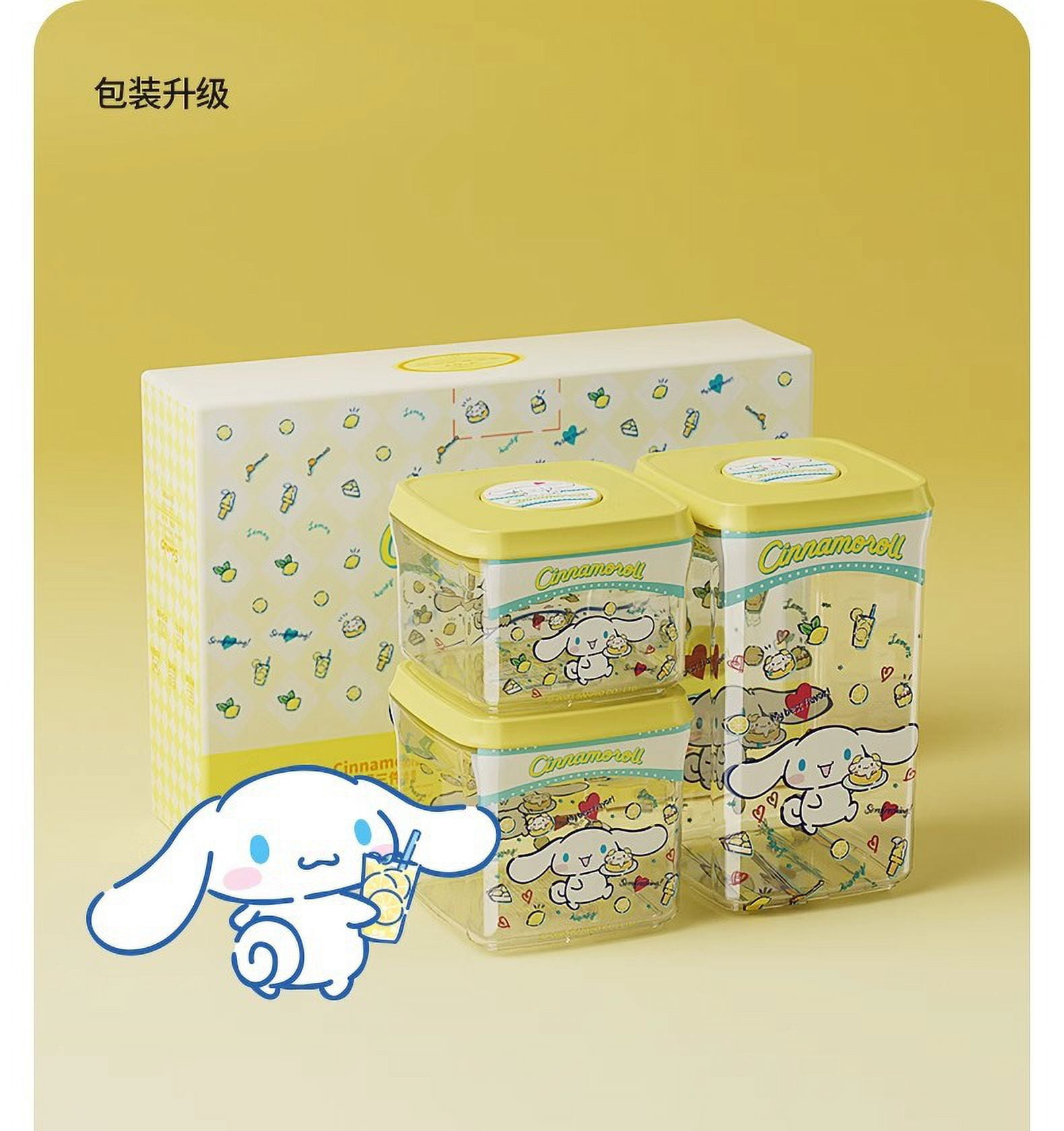 Sanrio Storage Box Container Kawaii Hello Kitty Food Storage Container ...