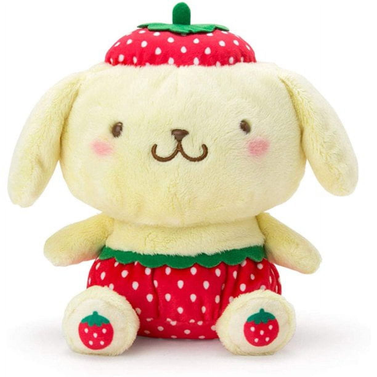 Sanrio Strawberry Pudding Stuffed Dog Doll 25cmPillow Pets Stuffed ...