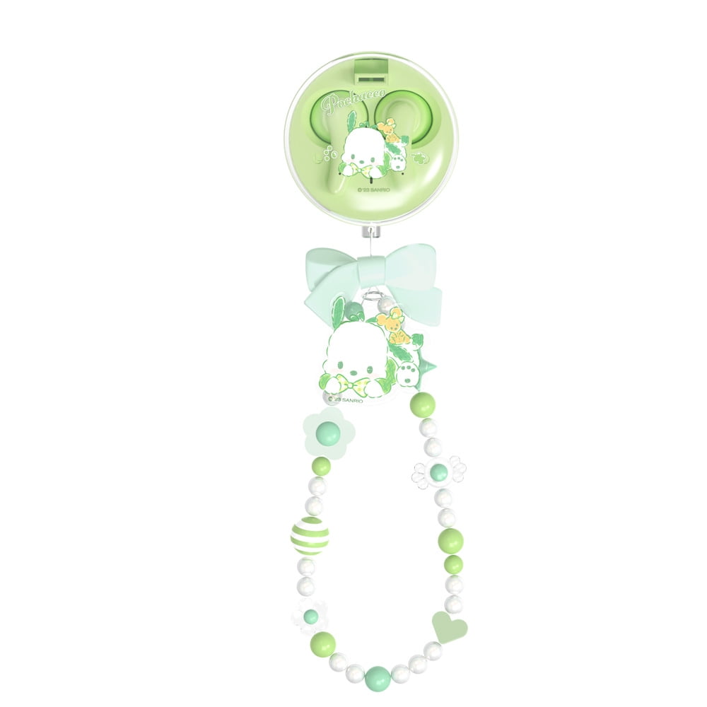 Sanrio Student Kawaii Hanging Chain Round Bluetooth Earphone High Sound ...