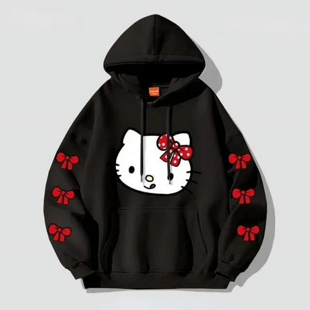 Sanrio Sudadera Con Capucha De Dibujos Animados De Hello Kitty Jersey