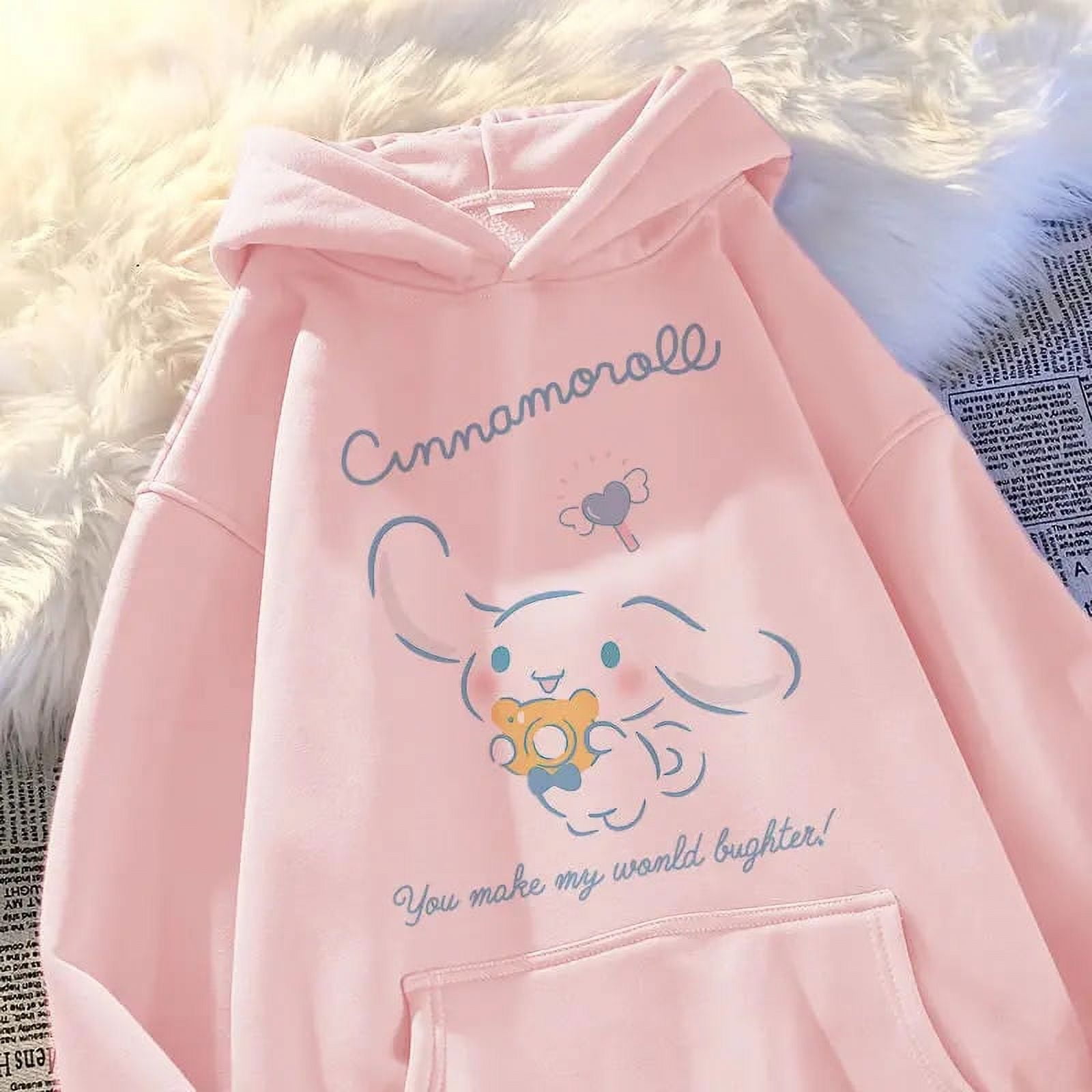 Sanrio Sweatshirt Cinnamoroll Kawaii Cartoon Cute Anime Student Autumn ...