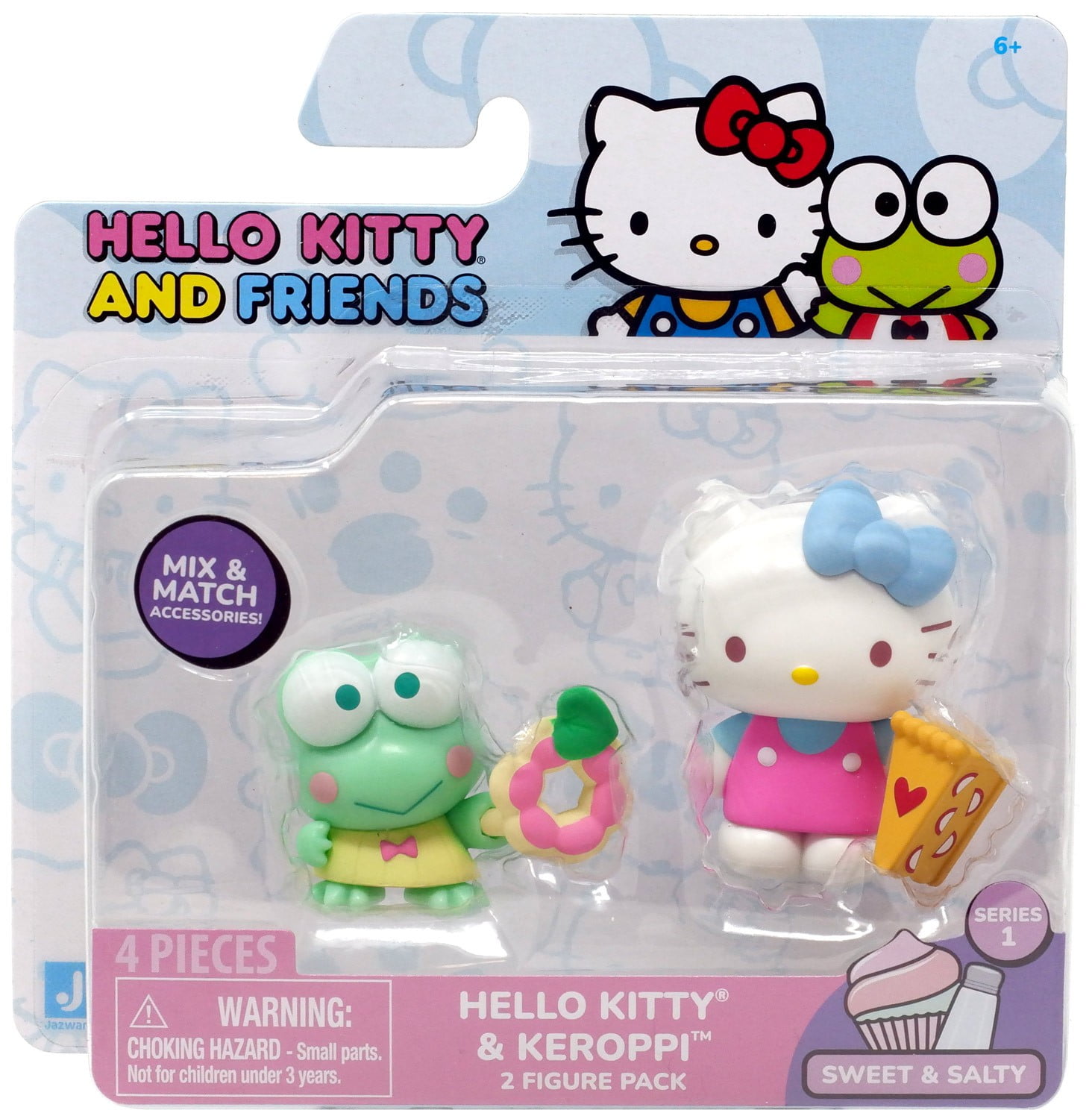 Sanrio Collectibles: Sweet & Salty Hello Kitty & Keroppi Mini Figure 2 ...