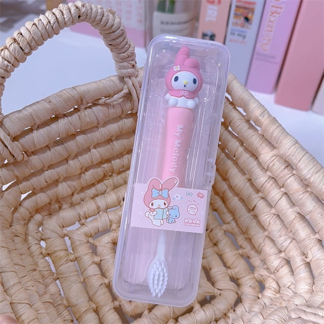 Sanrio Toothbrush Kawaii Cartoon Cinnamoroll Kuromi Kids Household ...